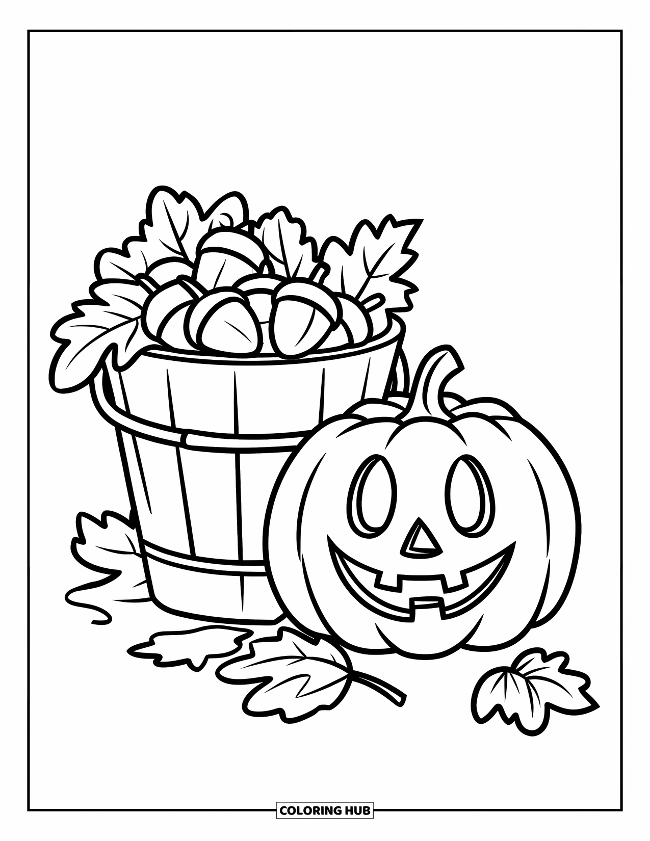 120+ Pumpkin Patch Coloring Pages for Kids & Adults (Free Printable PDFs)