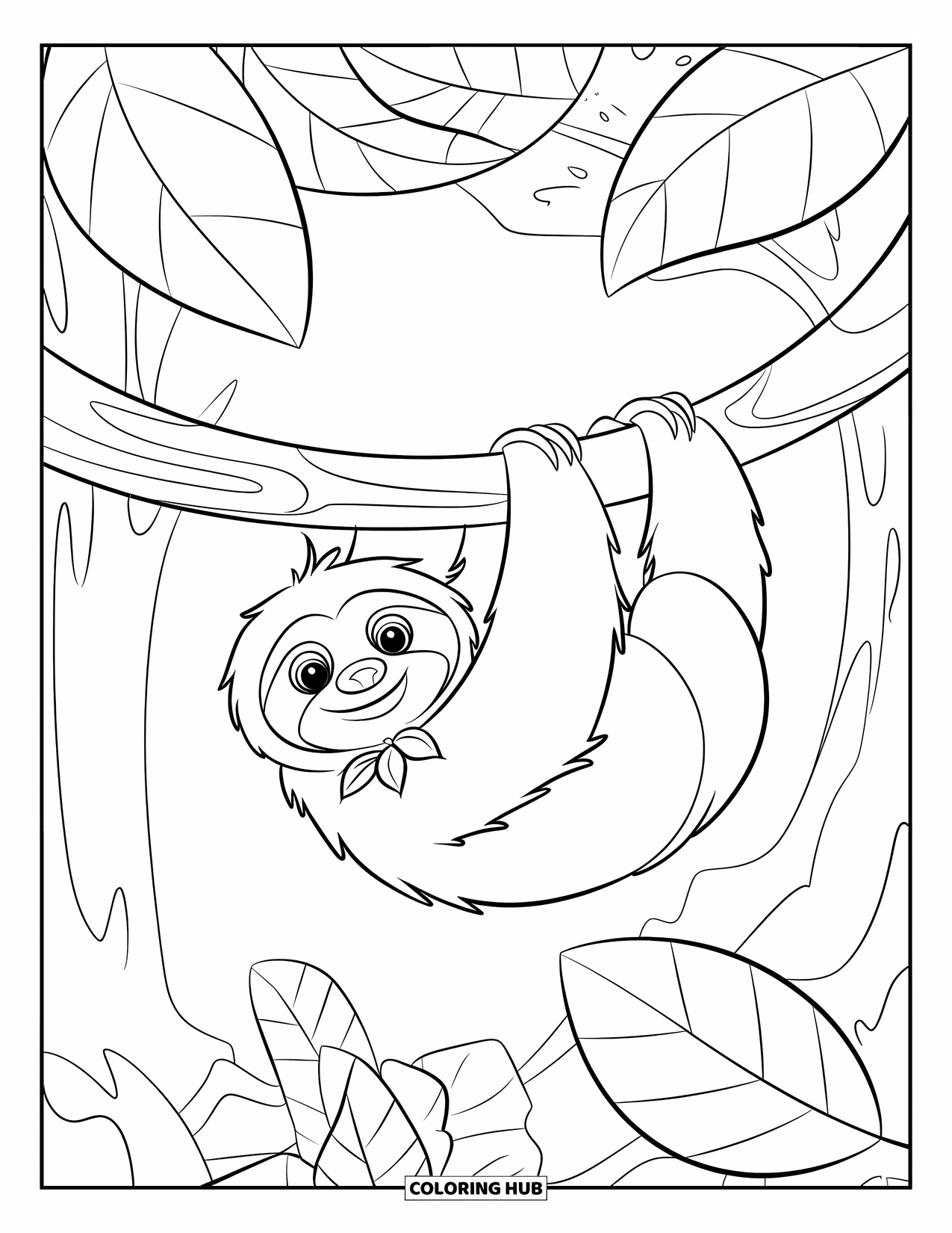 75+ Rainforest Coloring Pages for Kids & Adults (Free Printable PDFs)