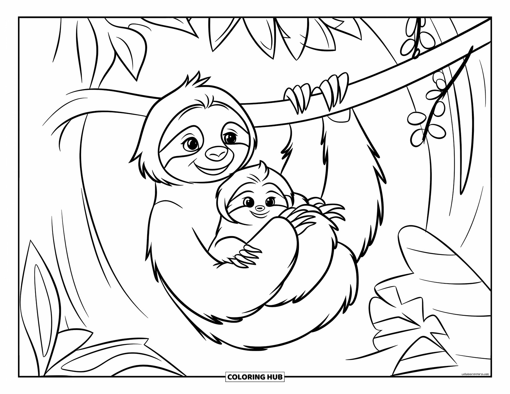 75+ Rainforest Coloring Pages for Kids & Adults (Free Printable PDFs)