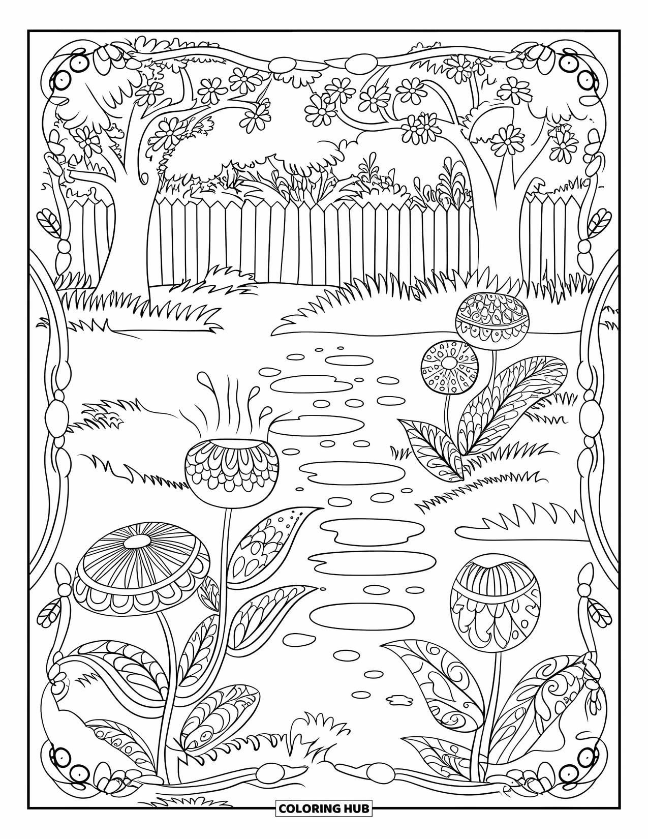 85+ Rainy Day Coloring Pages for Kids & Adults (Free Printable PDFs)