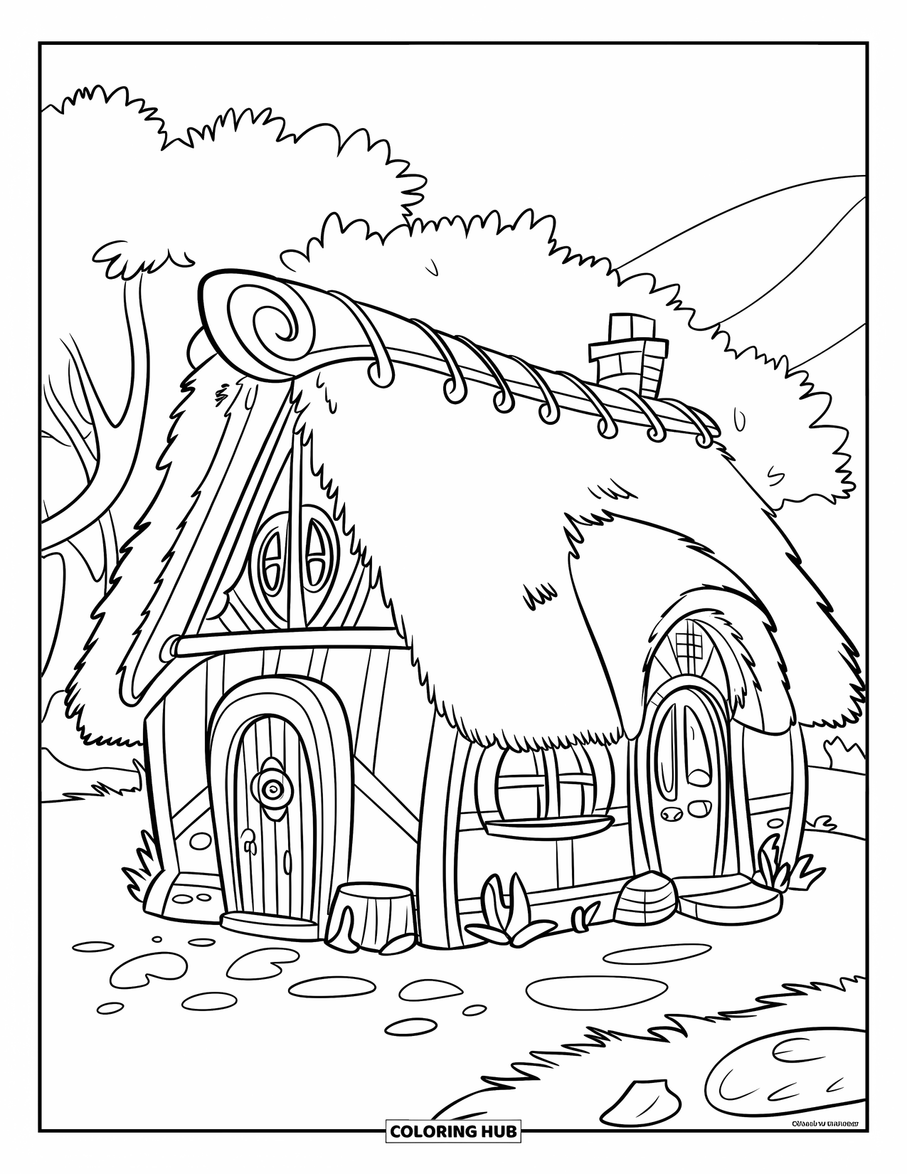 85+ Rainy Day Coloring Pages for Kids & Adults (Free Printable PDFs)