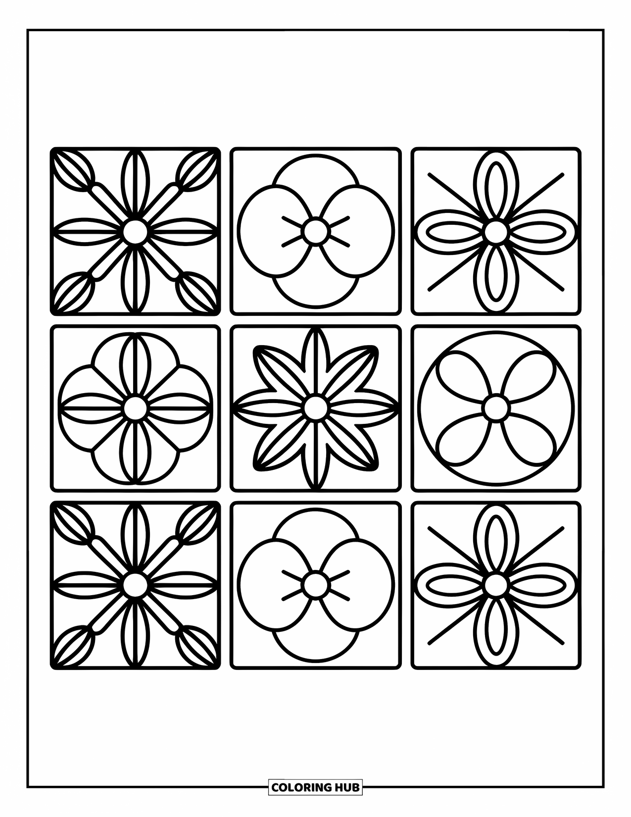 110+ Rangoli Coloring Pages for Kids & Adults (Free Printable PDFs)