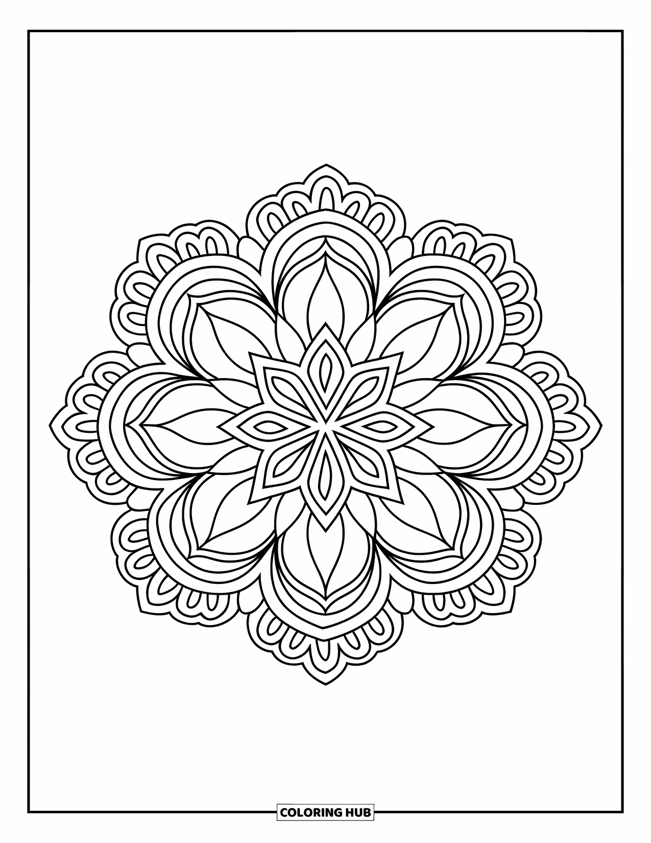 110+ Rangoli Coloring Pages for Kids & Adults (Free Printable PDFs)