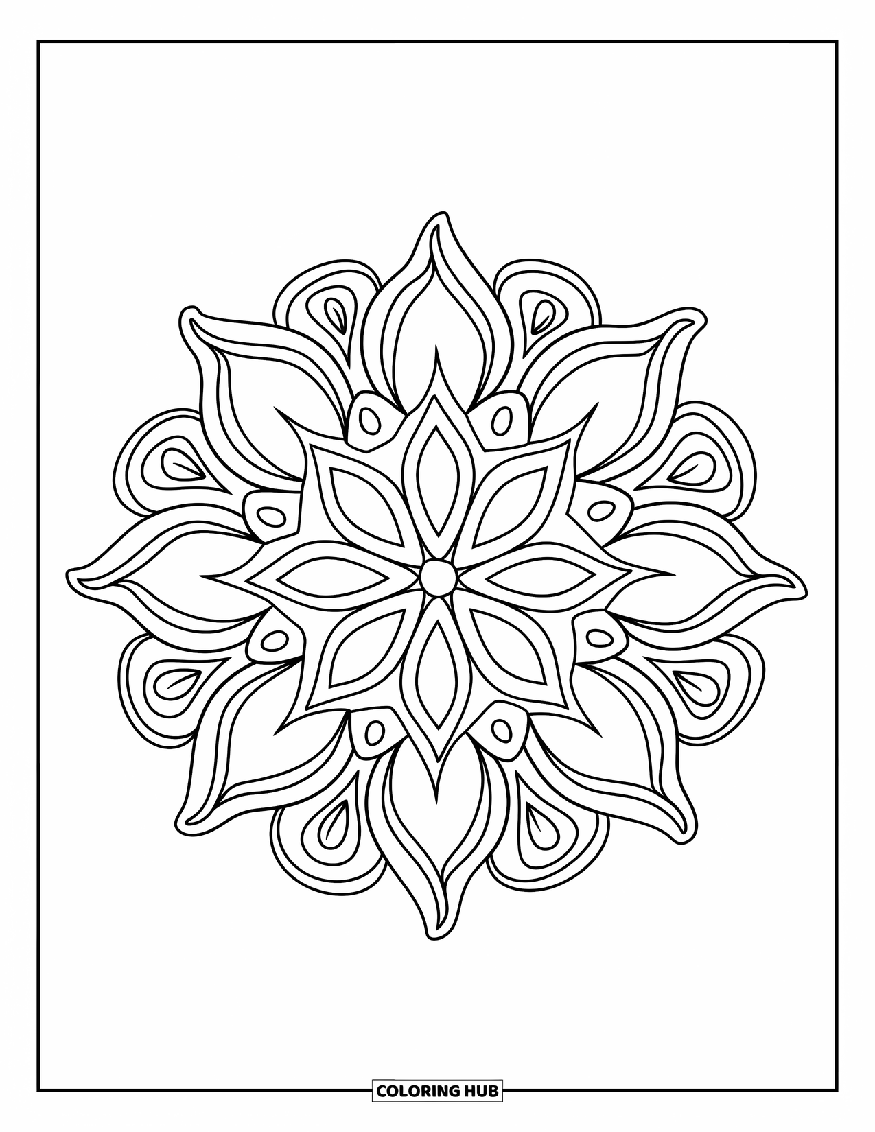 110+ Rangoli Coloring Pages for Kids & Adults (Free Printable PDFs)