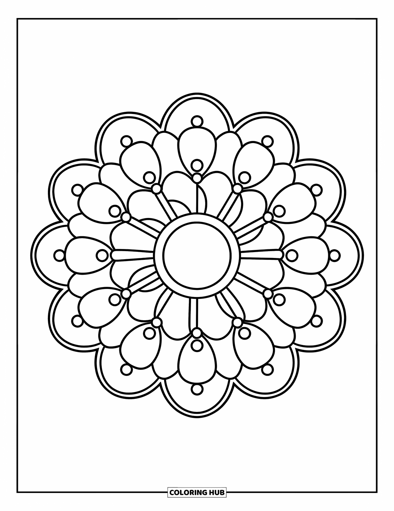 110+ Rangoli Coloring Pages for Kids & Adults (Free Printable PDFs)