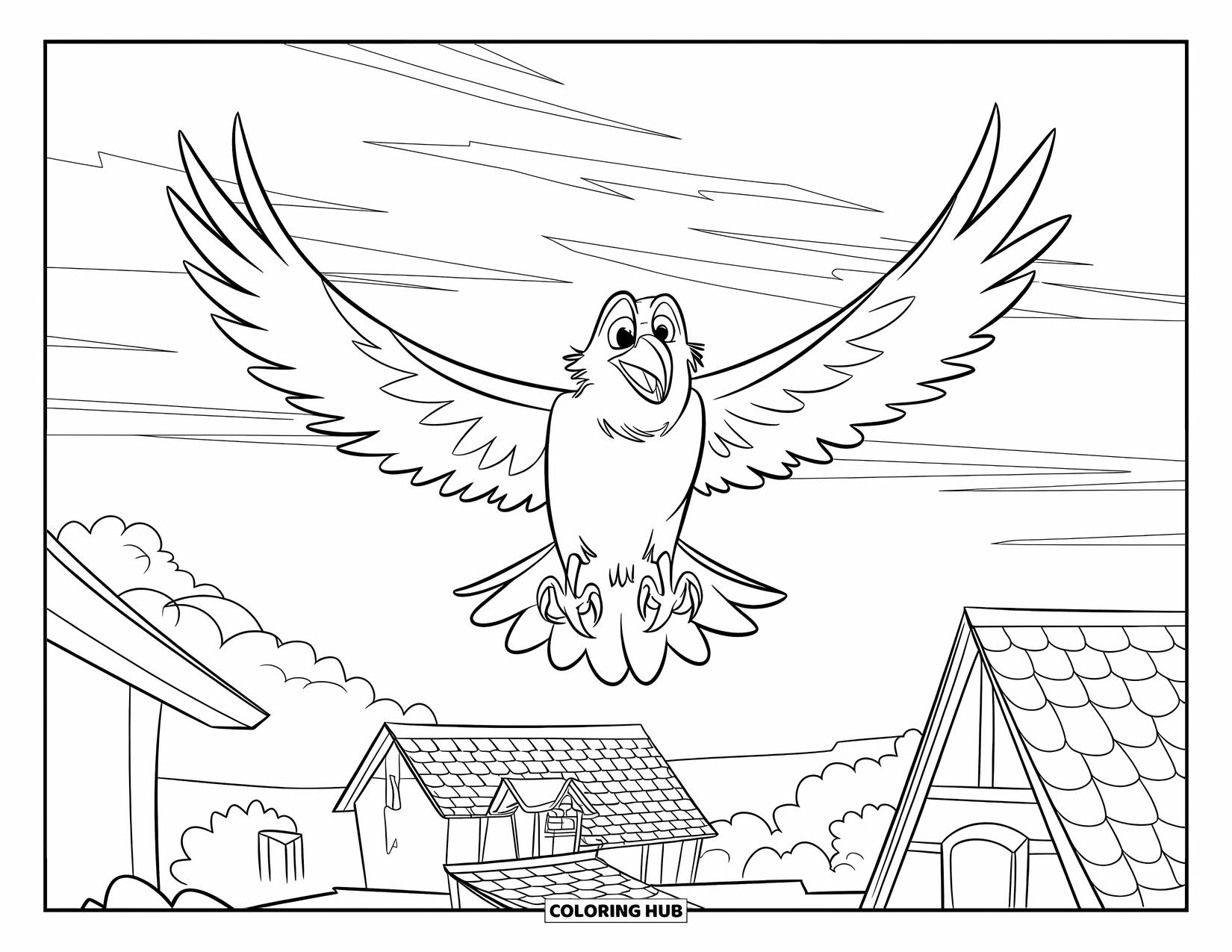 90+ Raven Coloring Pages for Kids & Adults (Free Printable PDFs)