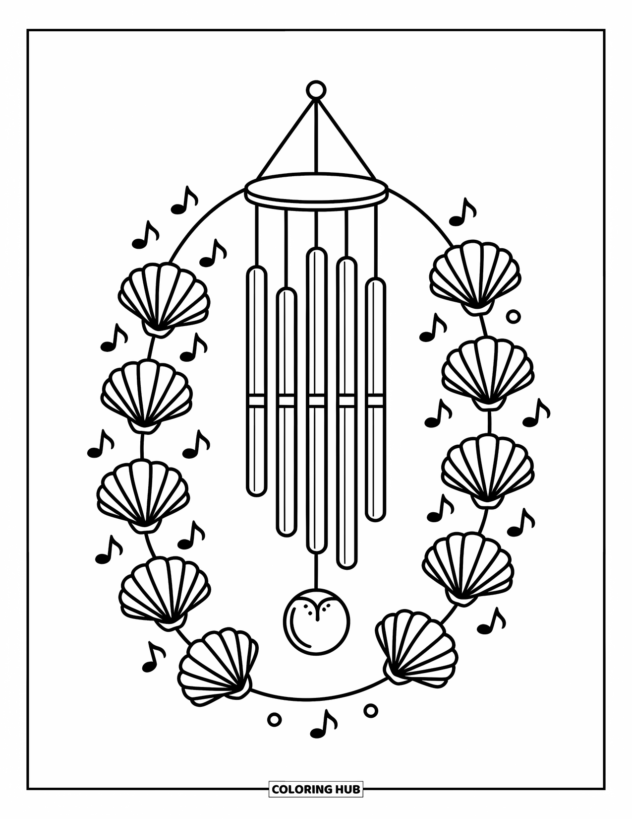 75+ Seashell Coloring Pages for Kids & Adults (Free Printable PDFs)
