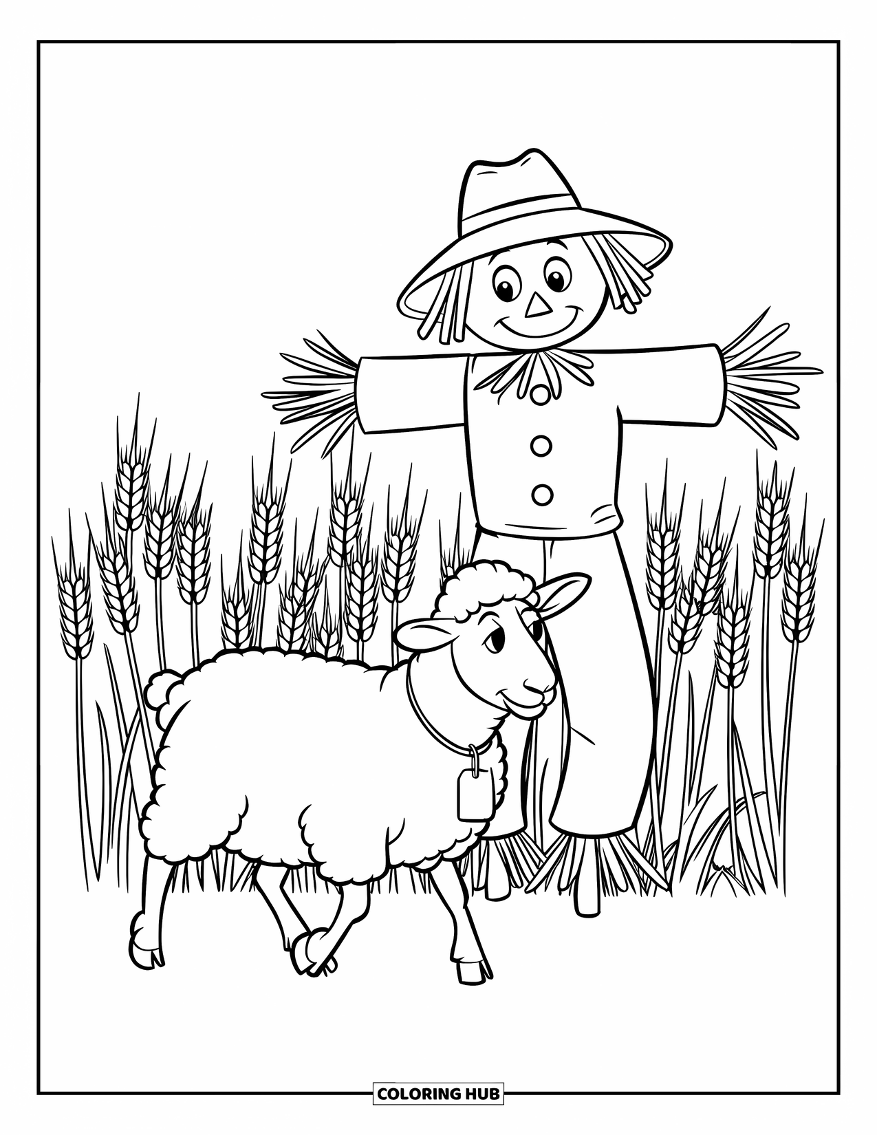 85+ Sheep Coloring Pages for Kids & Adults (Free Printable PDFs)