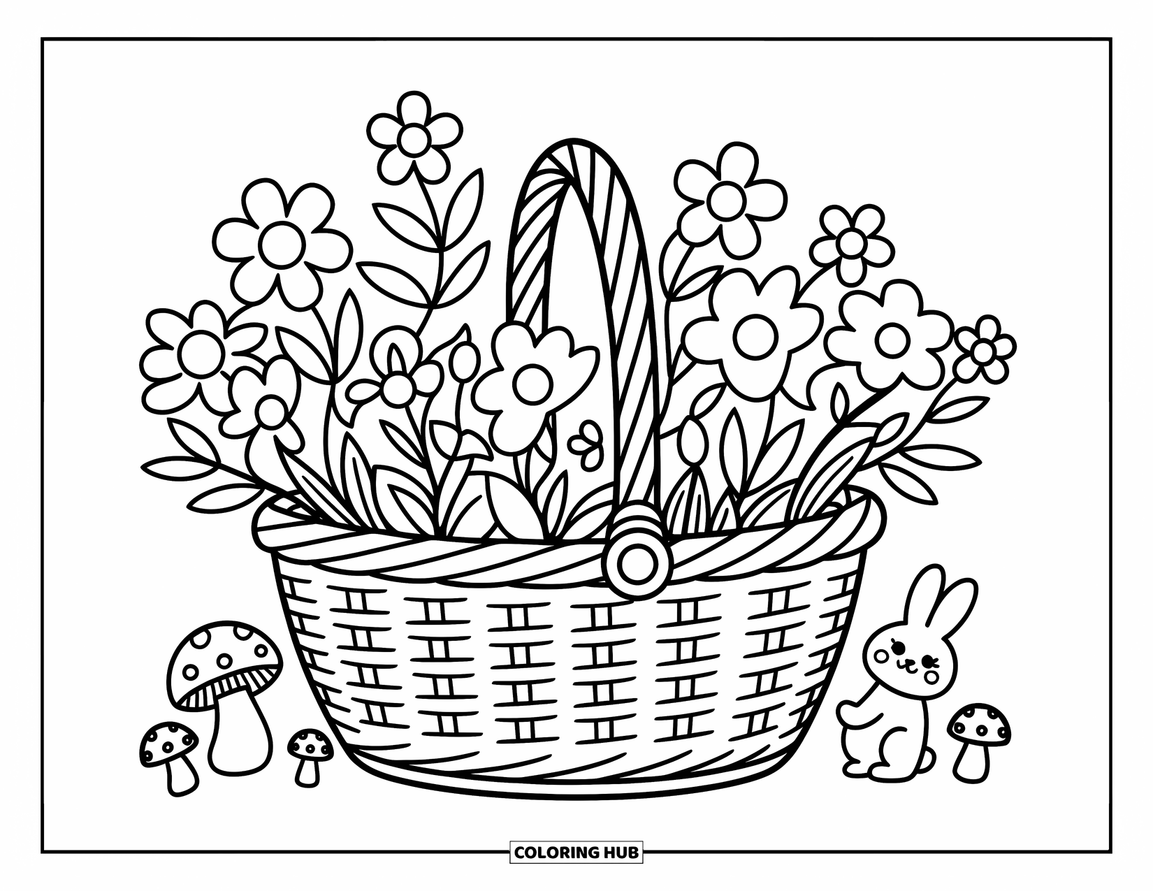 110+ Spring Flowers Coloring Pages for Kids & Adults (Free Printable PDFs)