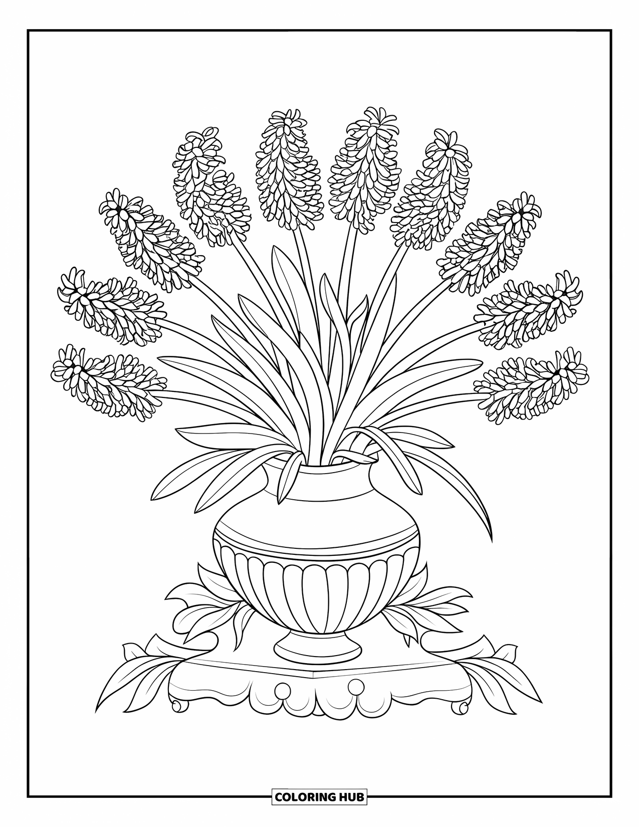 110+ Spring Flowers Coloring Pages for Kids & Adults (Free Printable PDFs)