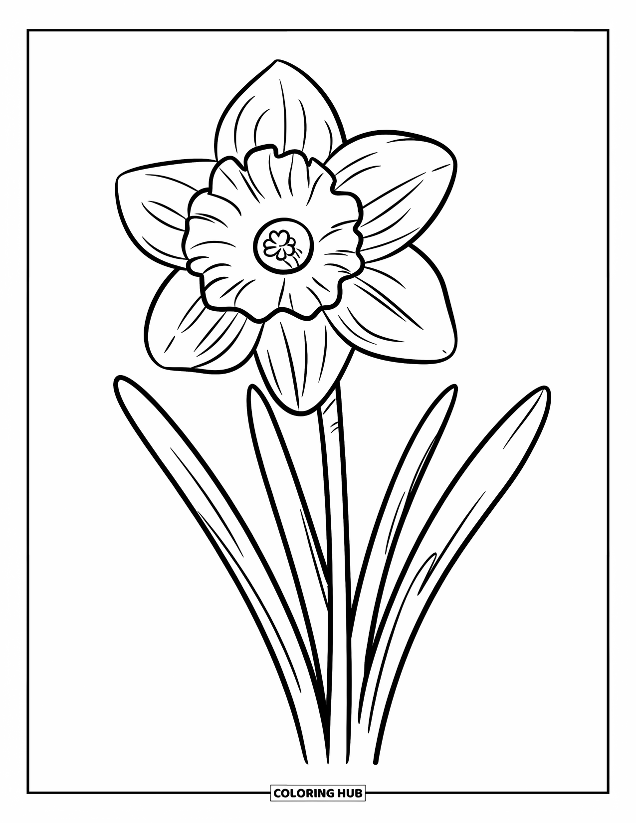 110+ Spring Flowers Coloring Pages for Kids & Adults (Free Printable PDFs)