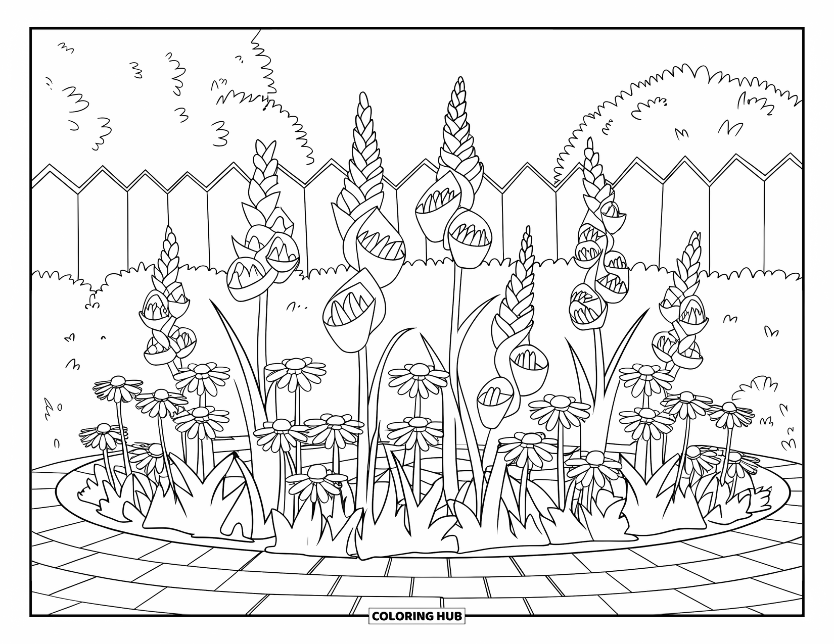110+ Spring Flowers Coloring Pages for Kids & Adults (Free Printable PDFs)