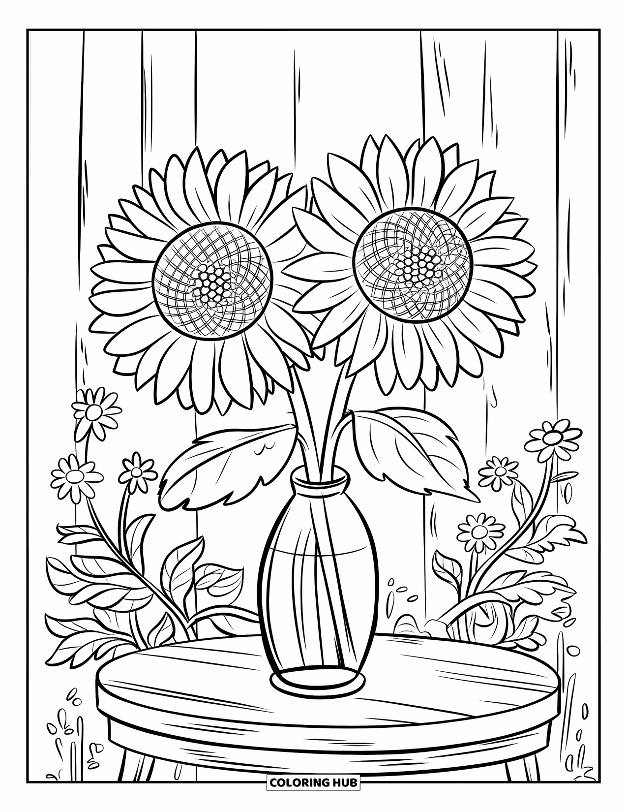 110+ Spring Flowers Coloring Pages for Kids & Adults (Free Printable PDFs)