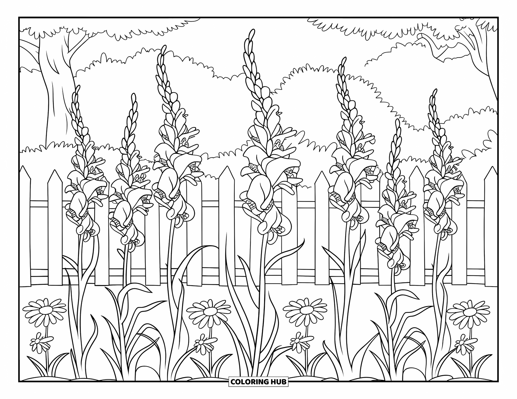 110+ Spring Flowers Coloring Pages for Kids & Adults (Free Printable PDFs)