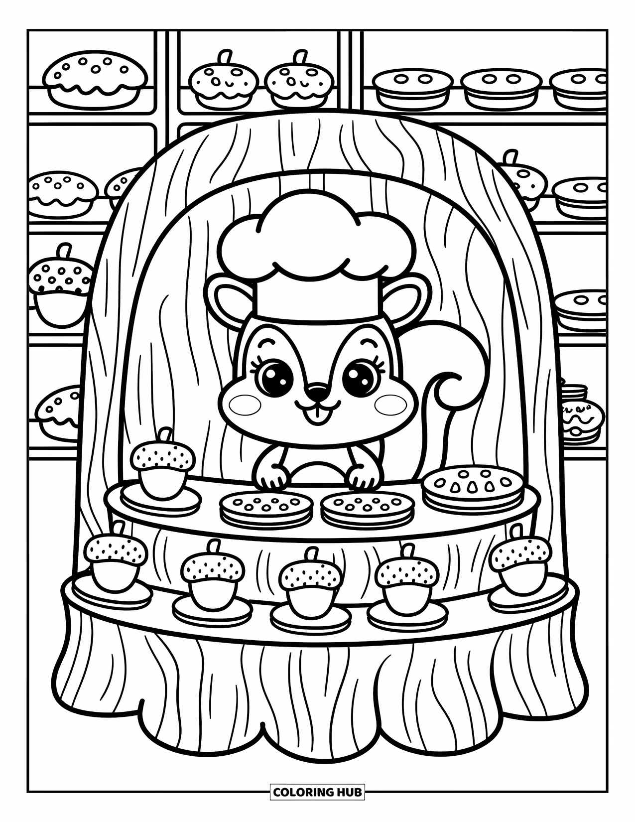 80+ Squirrel Coloring Pages for Kids & Adults (Free Printable PDFs)