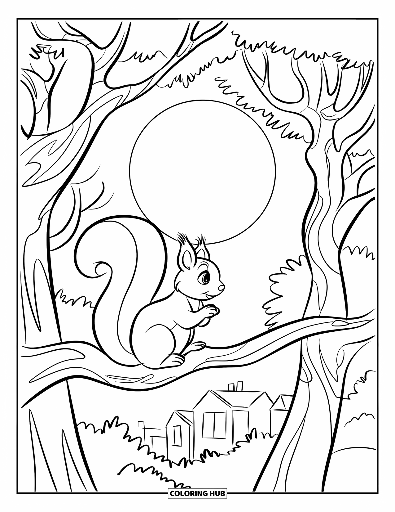 80+ Squirrel Coloring Pages for Kids & Adults (Free Printable PDFs)