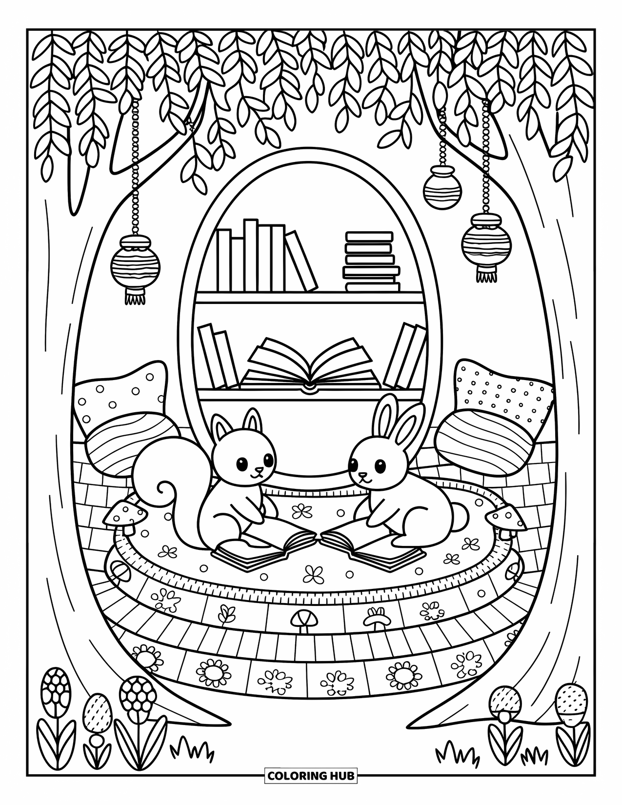 105+ Stress Relief Coloring Pages for Kids & Adults (Free Printable PDFs)