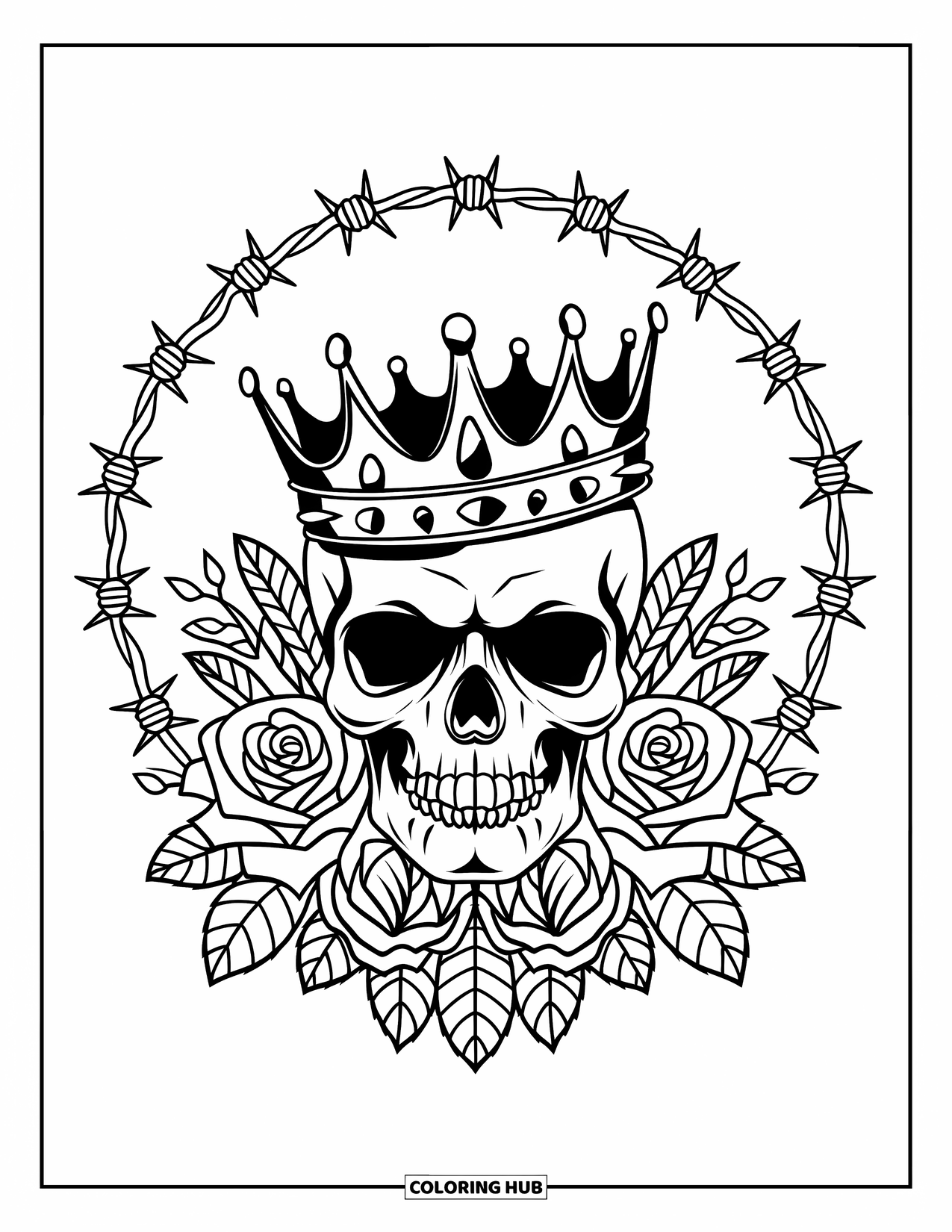 105+ Tattoo Coloring Pages for Kids & Adults (Free Printable PDFs)