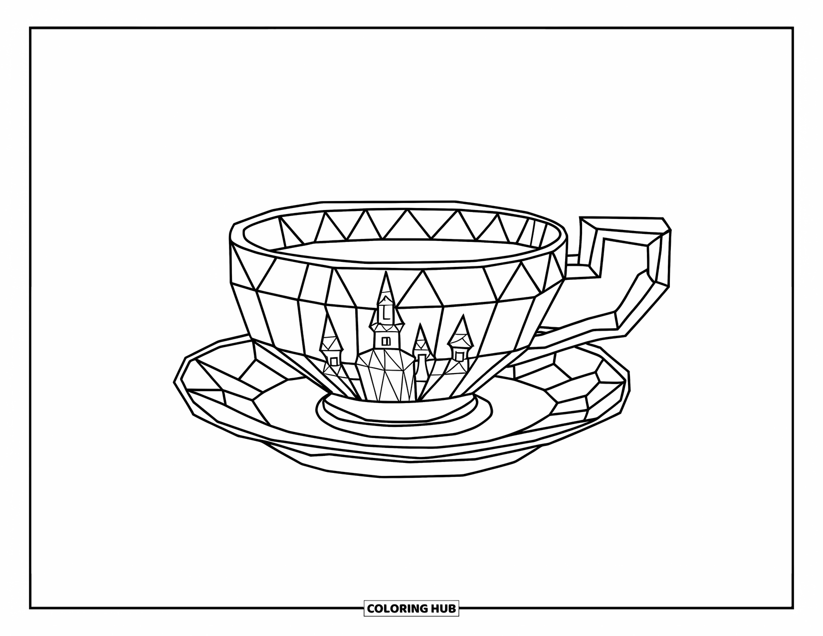 80+ Teacup Coloring Pages for Kids & Adults (Free Printable PDFs)