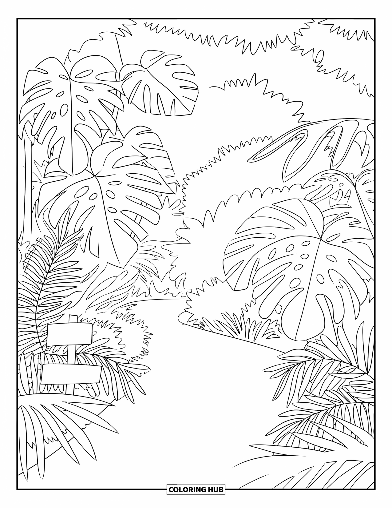 100+ Tropical Coloring Pages for Kids & Adults (Free Printable PDFs)