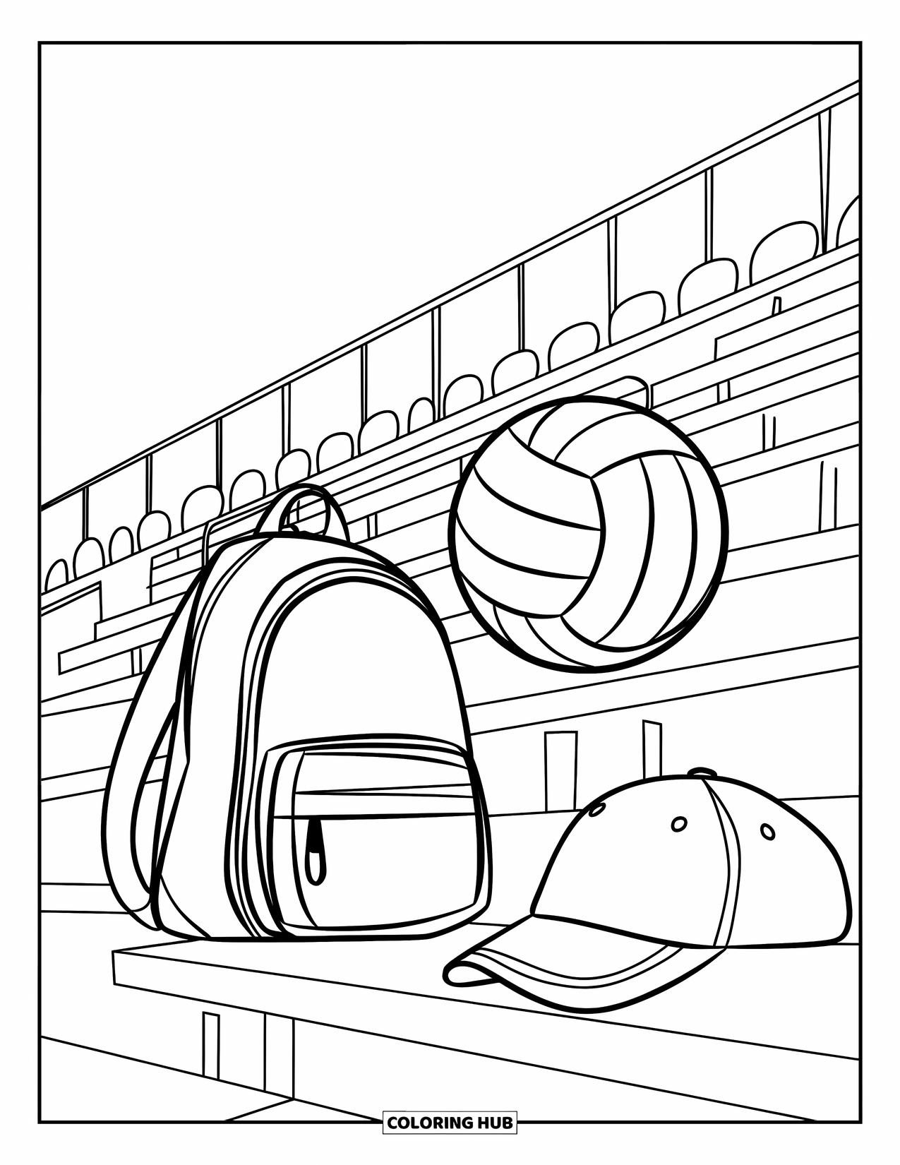 85+ Volleyball Coloring Pages for Kids & Adults (Free Printable PDFs)