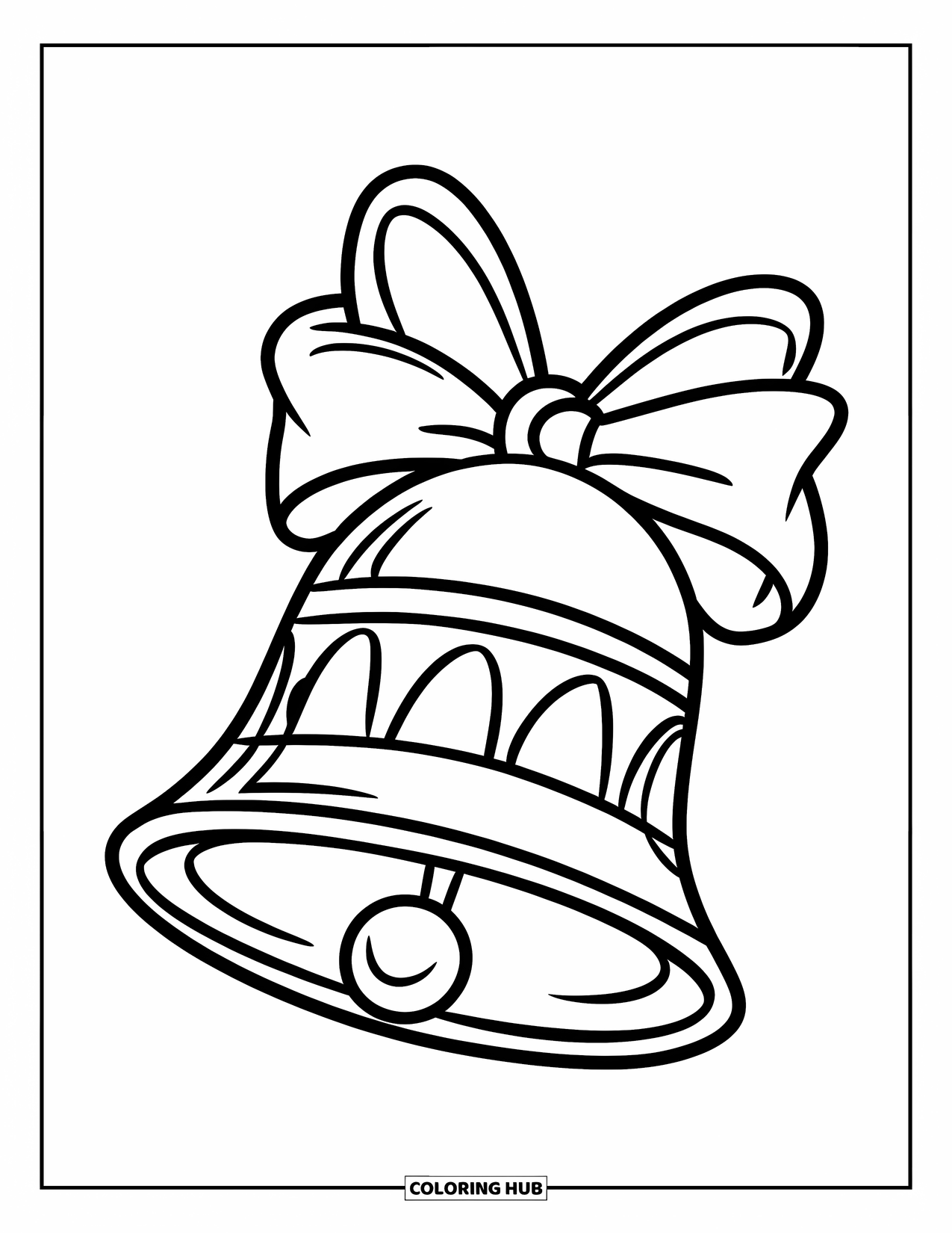 85+ Bell Coloring Pages for Kids & Adults (Free Printable PDFs)