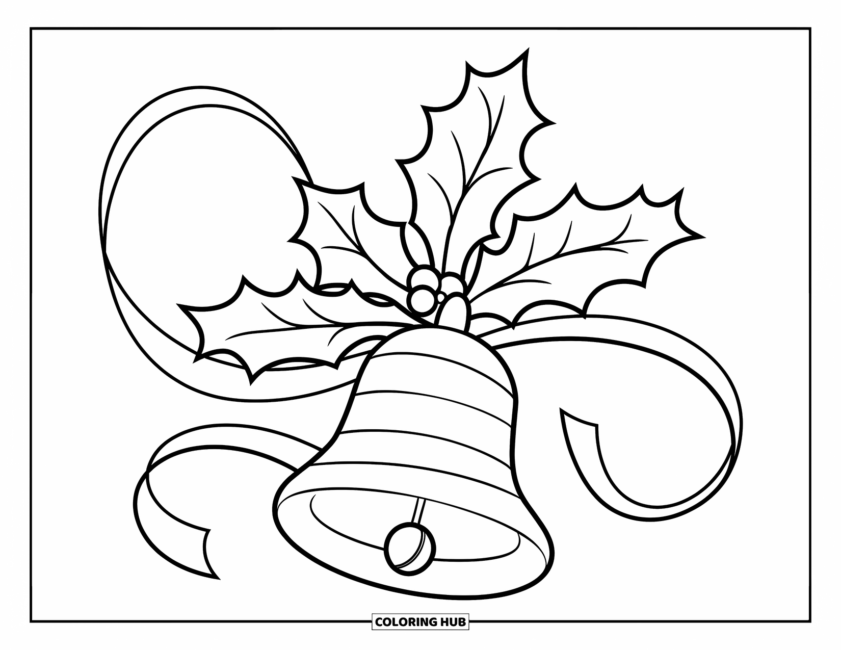 85+ Bell Coloring Pages for Kids & Adults (Free Printable PDFs)
