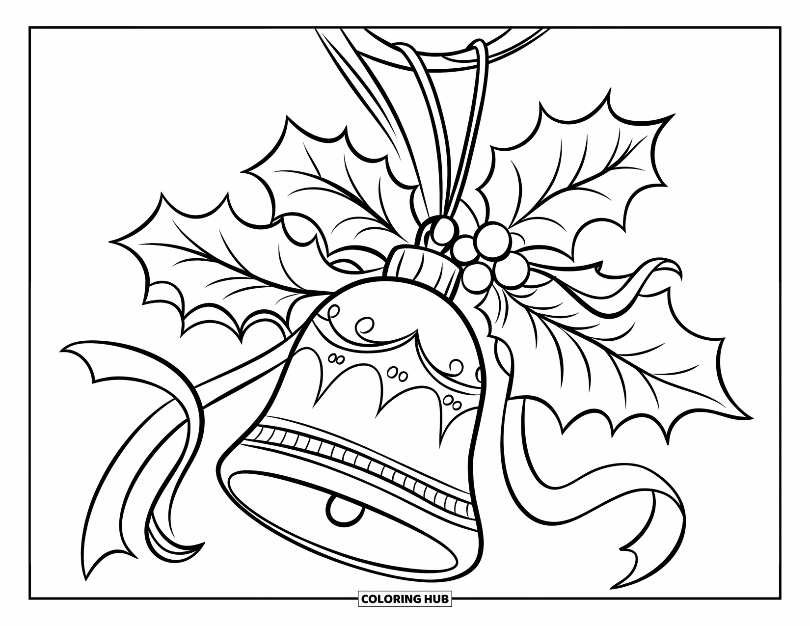 85+ Bell Coloring Pages for Kids & Adults (Free Printable PDFs)