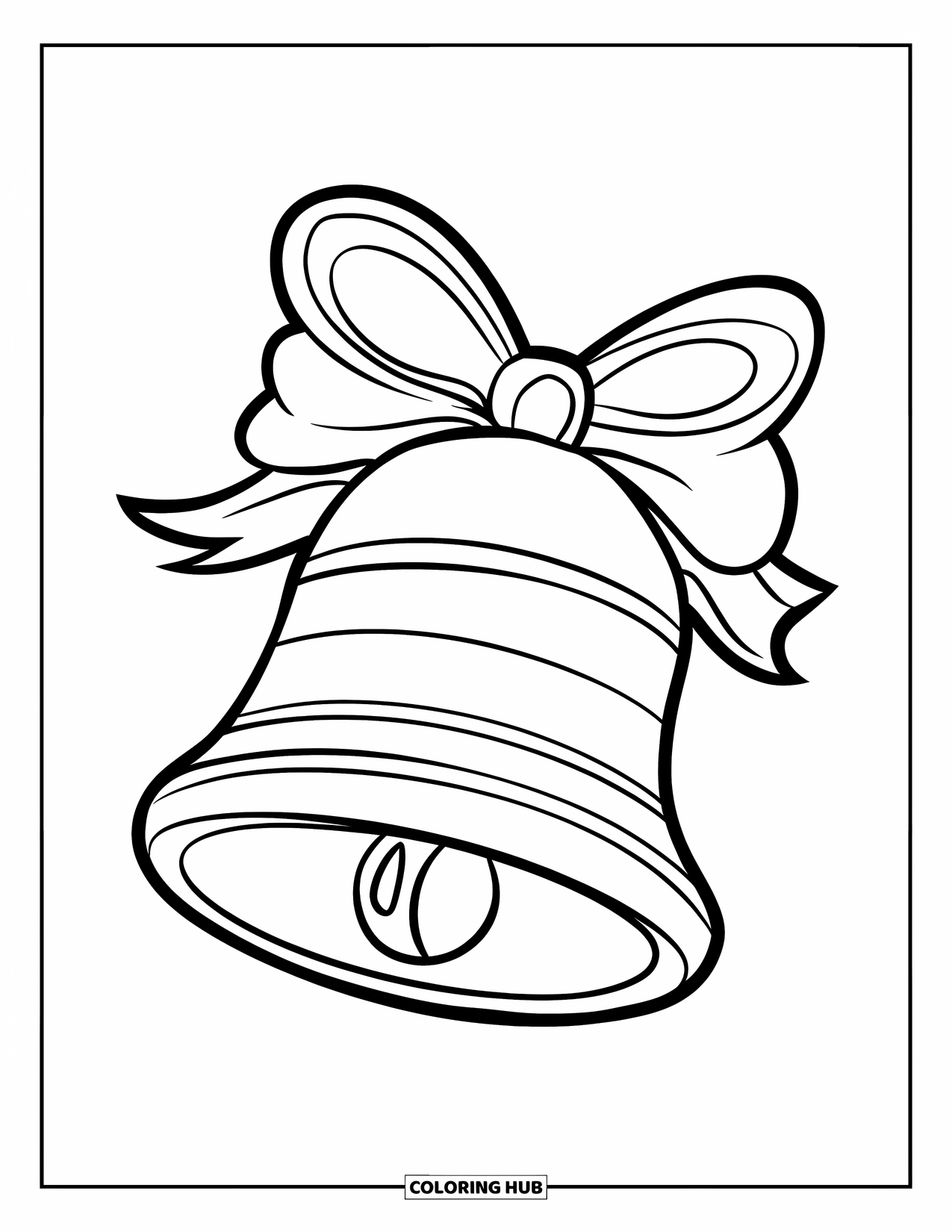 85+ Bell Coloring Pages for Kids & Adults (Free Printable PDFs)