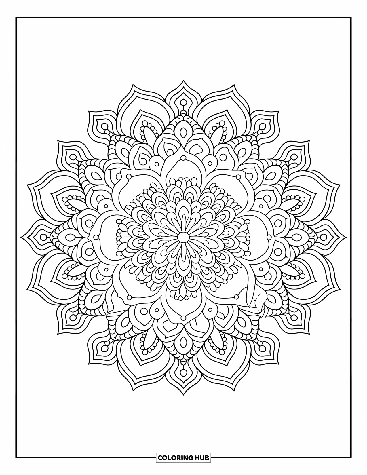 95+ Bohemian Mandala Coloring Pages for Kids & Adults (Free Printable PDFs)