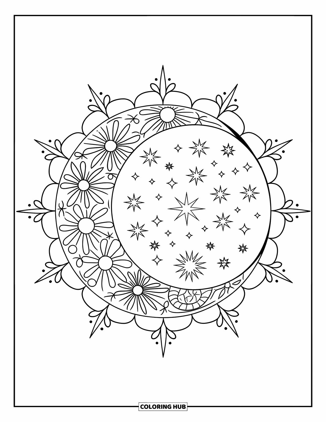 95+ Bohemian Mandala Coloring Pages for Kids & Adults (Free Printable PDFs)