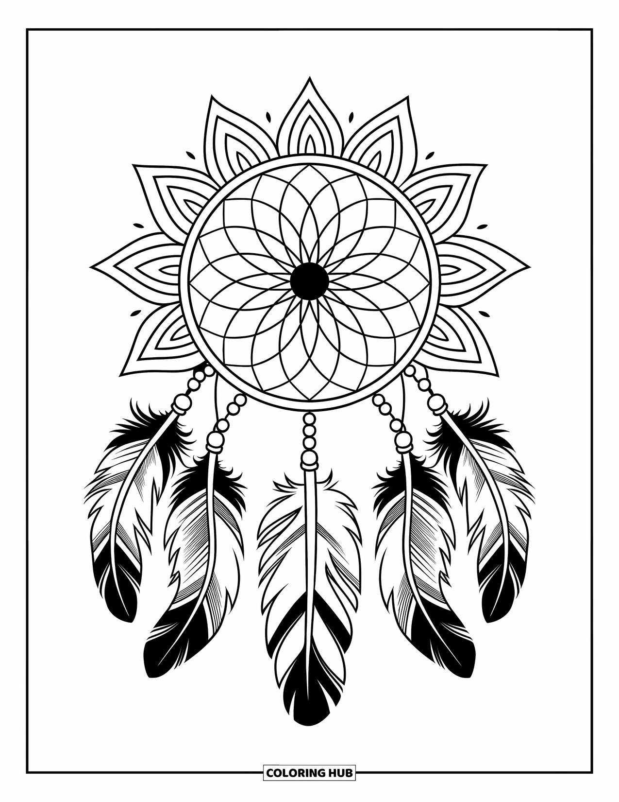 95+ Bohemian Mandala Coloring Pages for Kids & Adults (Free Printable PDFs)