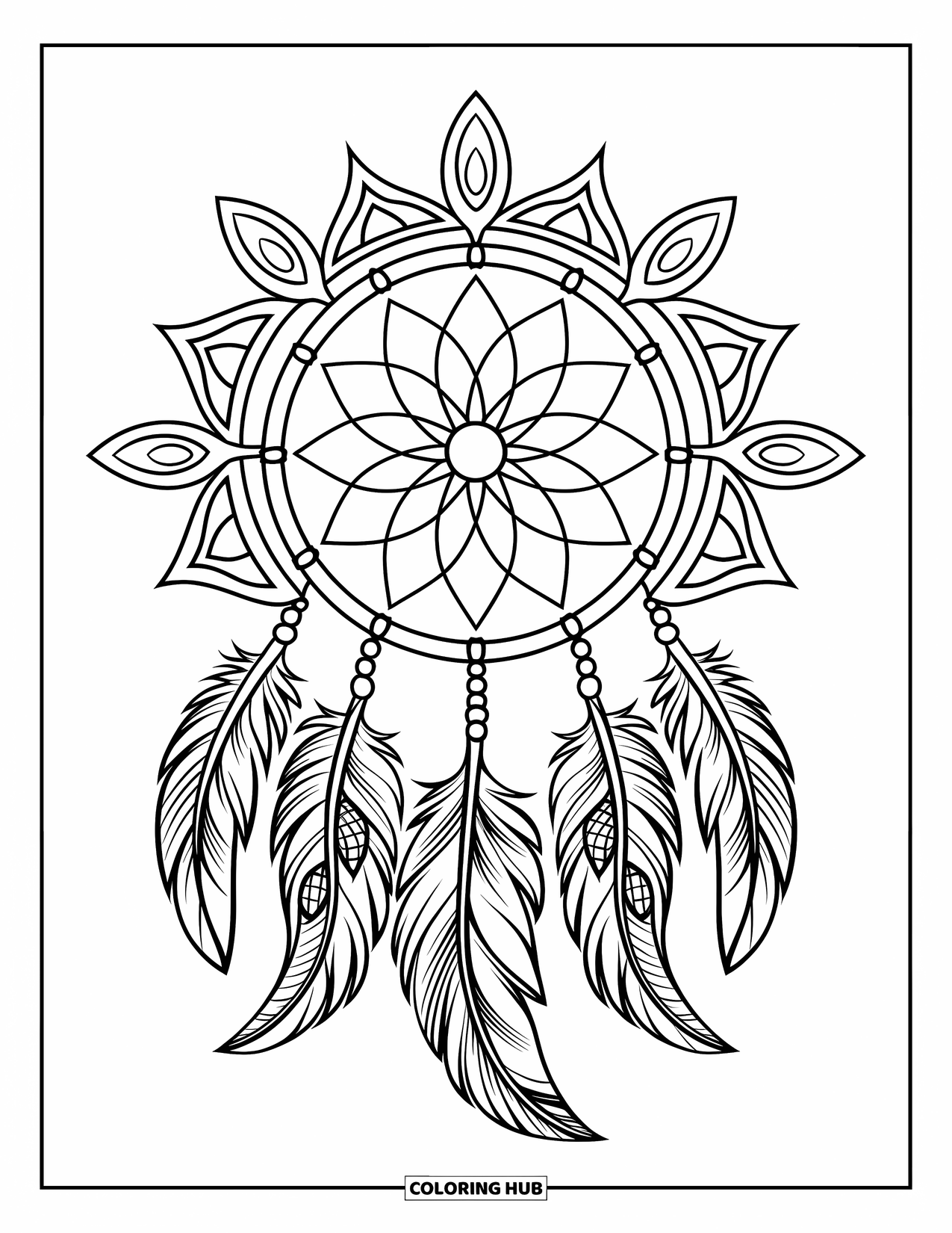 95+ Bohemian Mandala Coloring Pages for Kids & Adults (Free Printable PDFs)