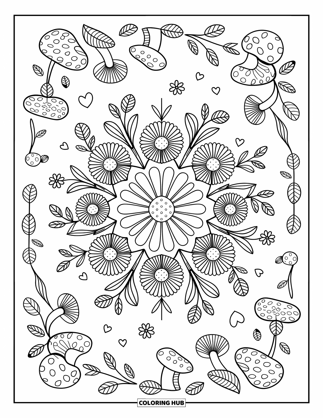 95+ Bohemian Mandala Coloring Pages for Kids & Adults (Free Printable PDFs)