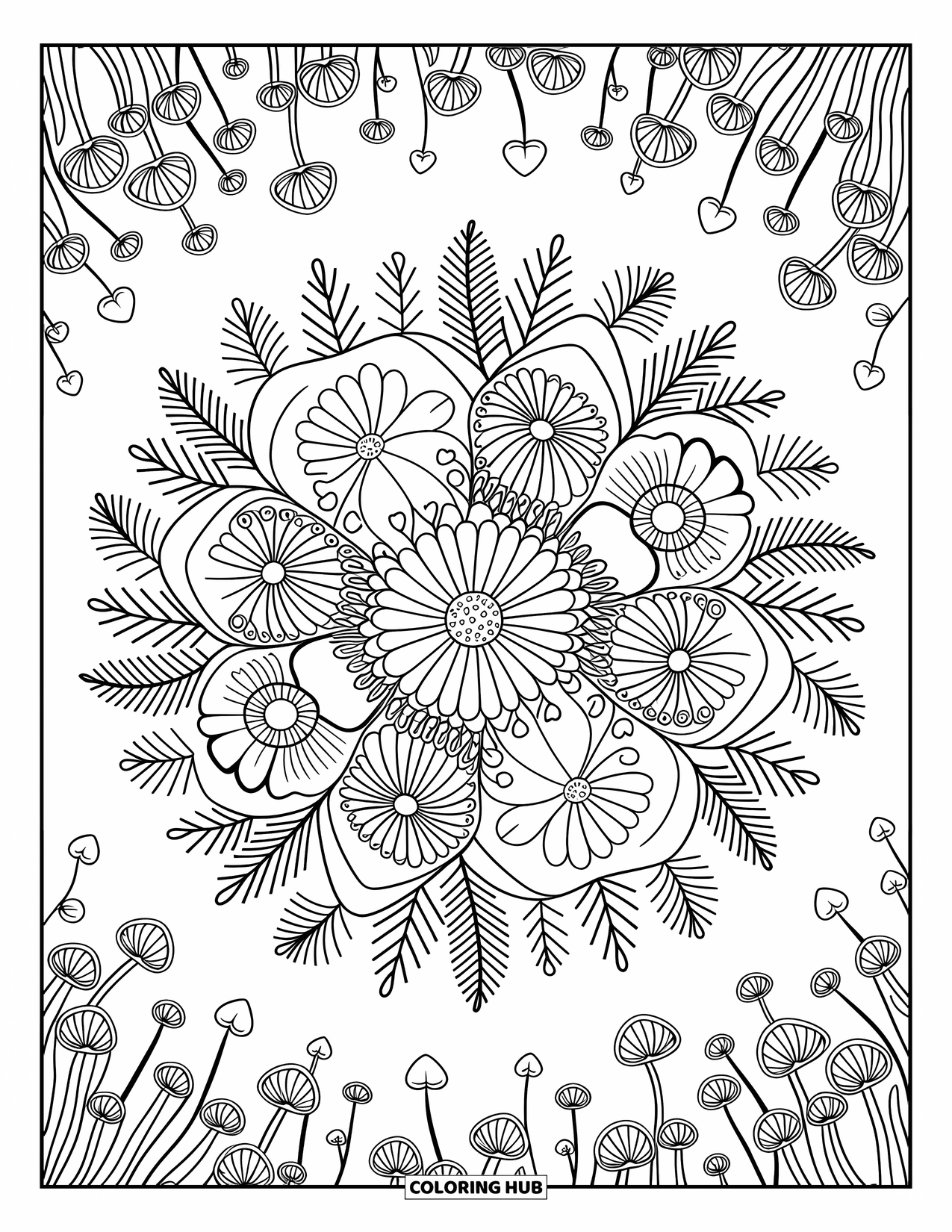 95+ Bohemian Mandala Coloring Pages for Kids & Adults (Free Printable PDFs)