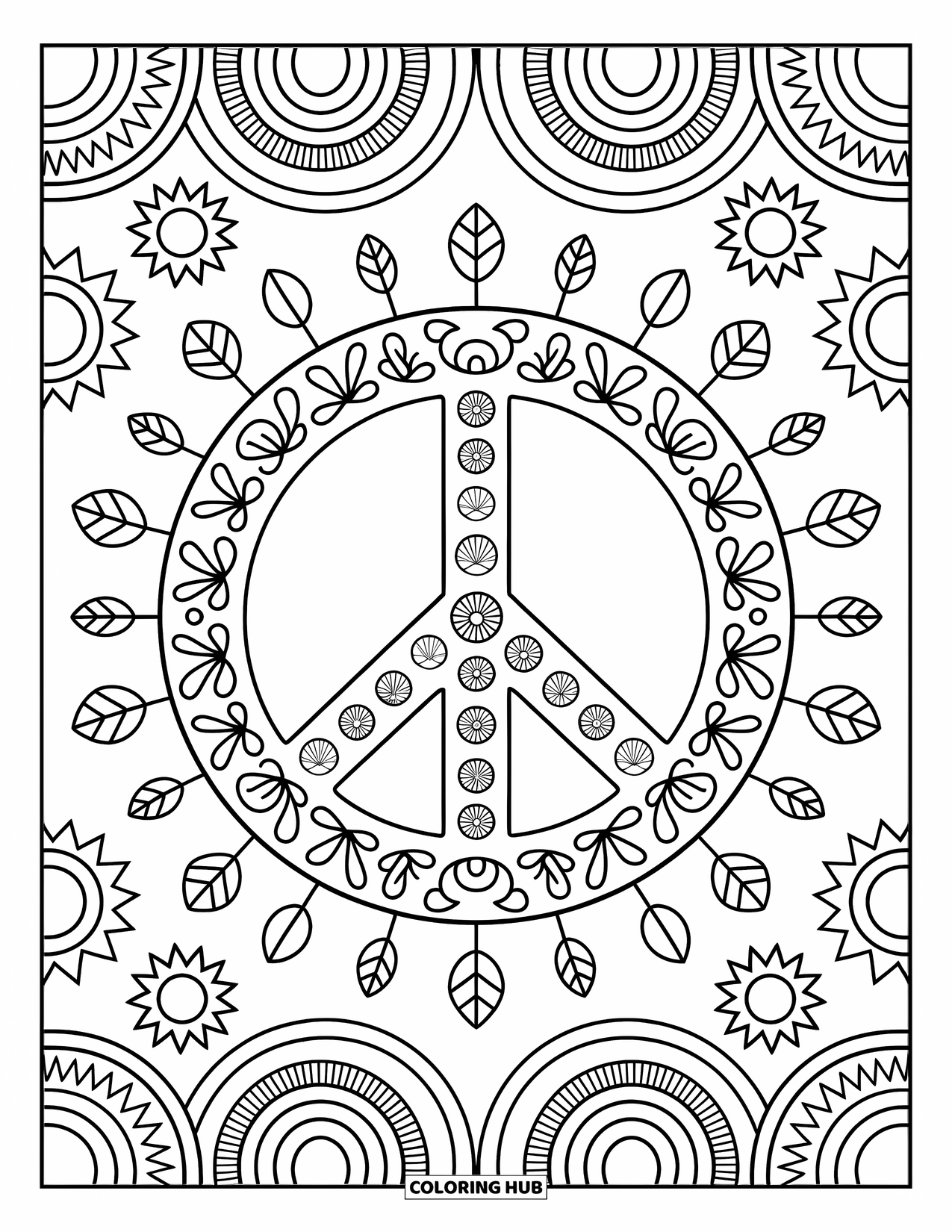 95+ Bohemian Mandala Coloring Pages for Kids & Adults (Free Printable PDFs)