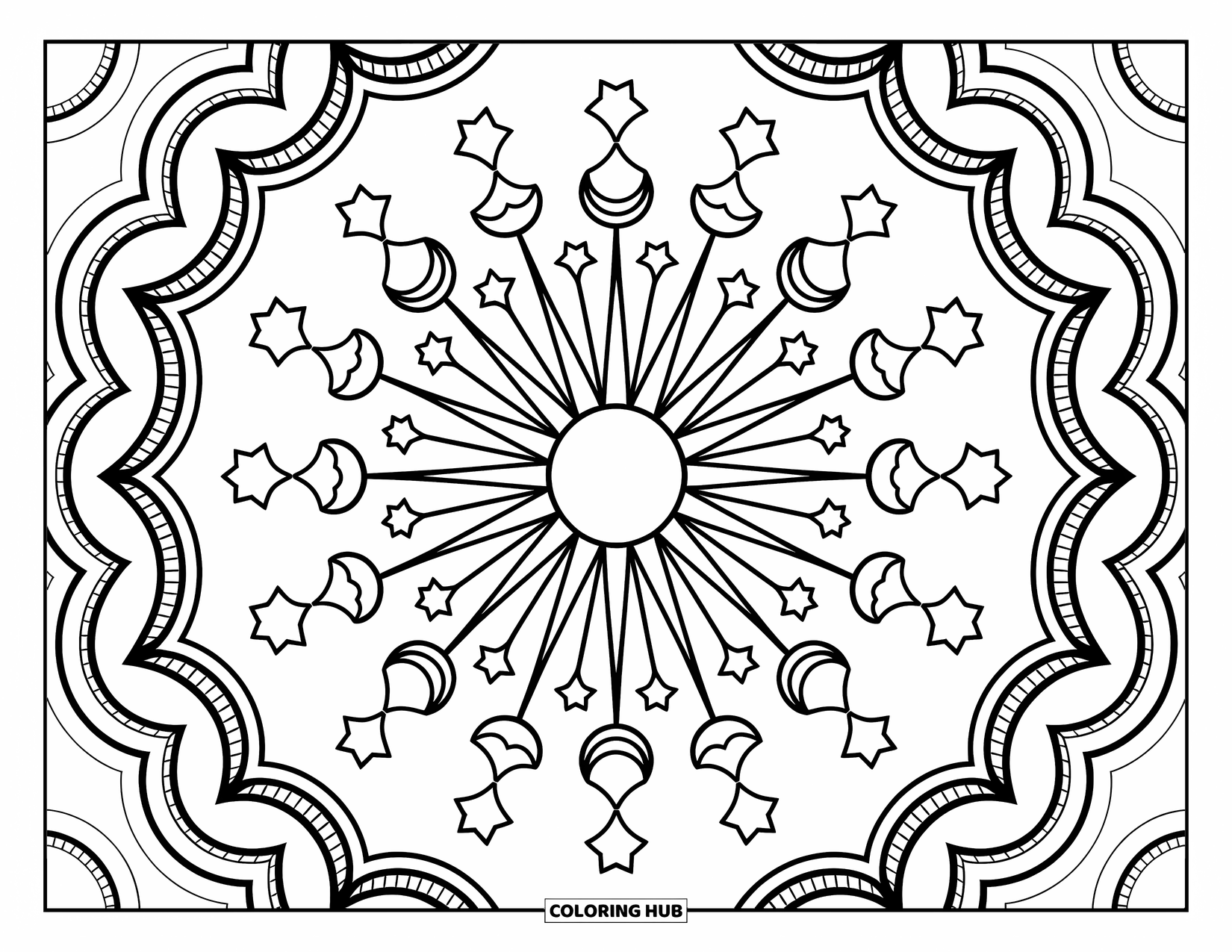 95+ Bohemian Mandala Coloring Pages for Kids & Adults (Free Printable PDFs)