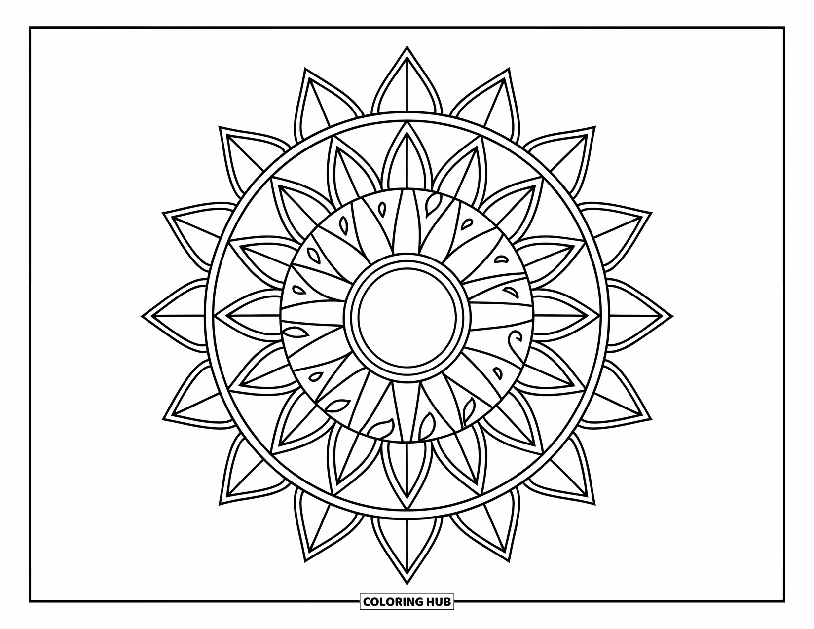 95+ Bohemian Mandala Coloring Pages for Kids & Adults (Free Printable PDFs)