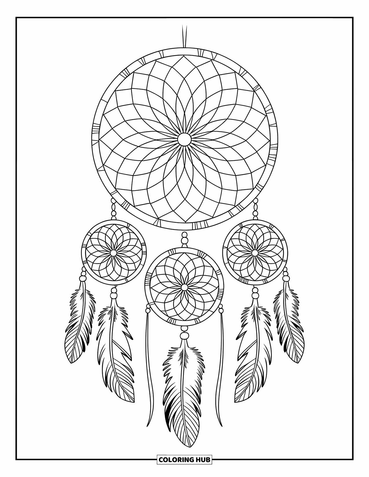 95+ Bohemian Mandala Coloring Pages for Kids & Adults (Free Printable PDFs)