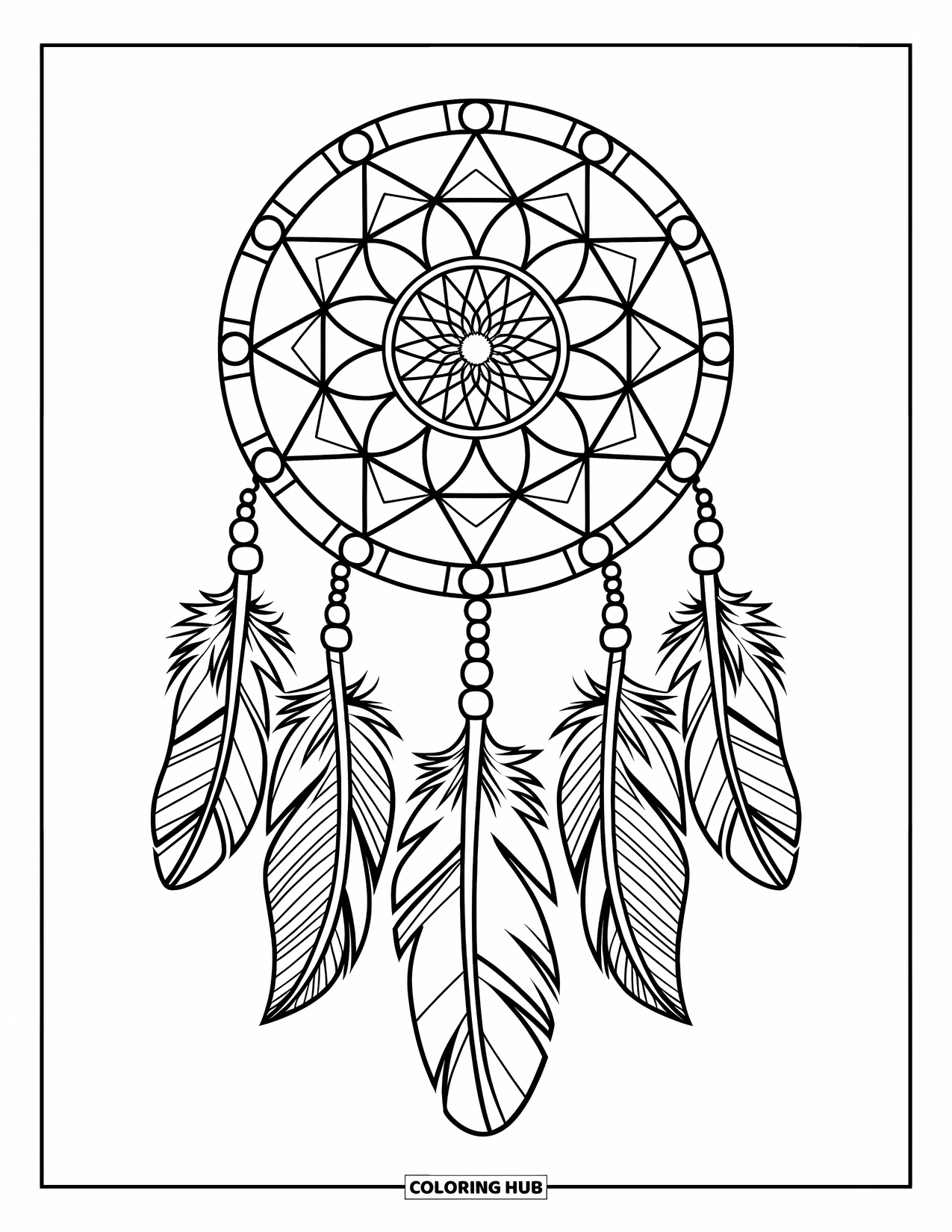 95+ Bohemian Mandala Coloring Pages for Kids & Adults (Free Printable PDFs)