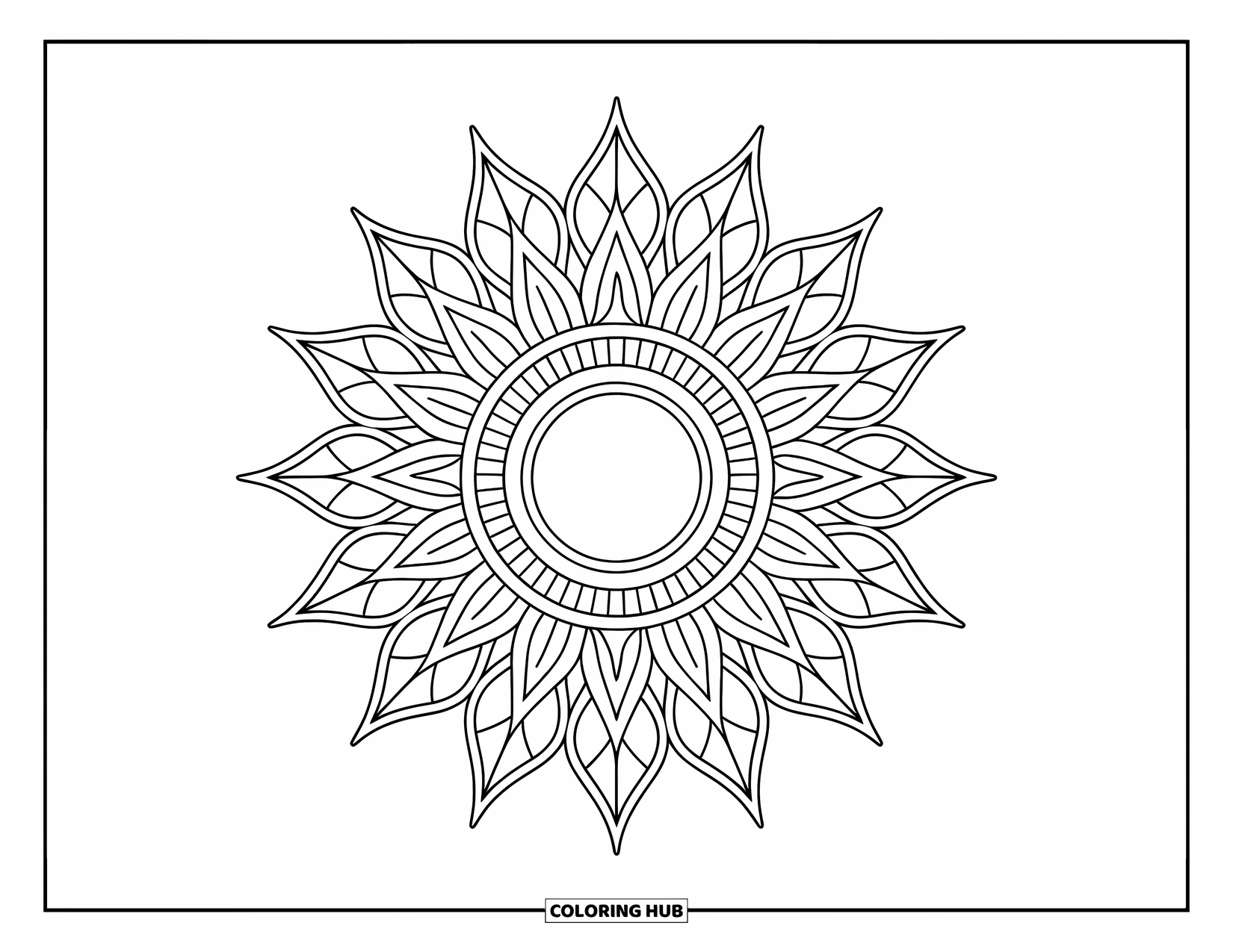 95+ Bohemian Mandala Coloring Pages for Kids & Adults (Free Printable PDFs)