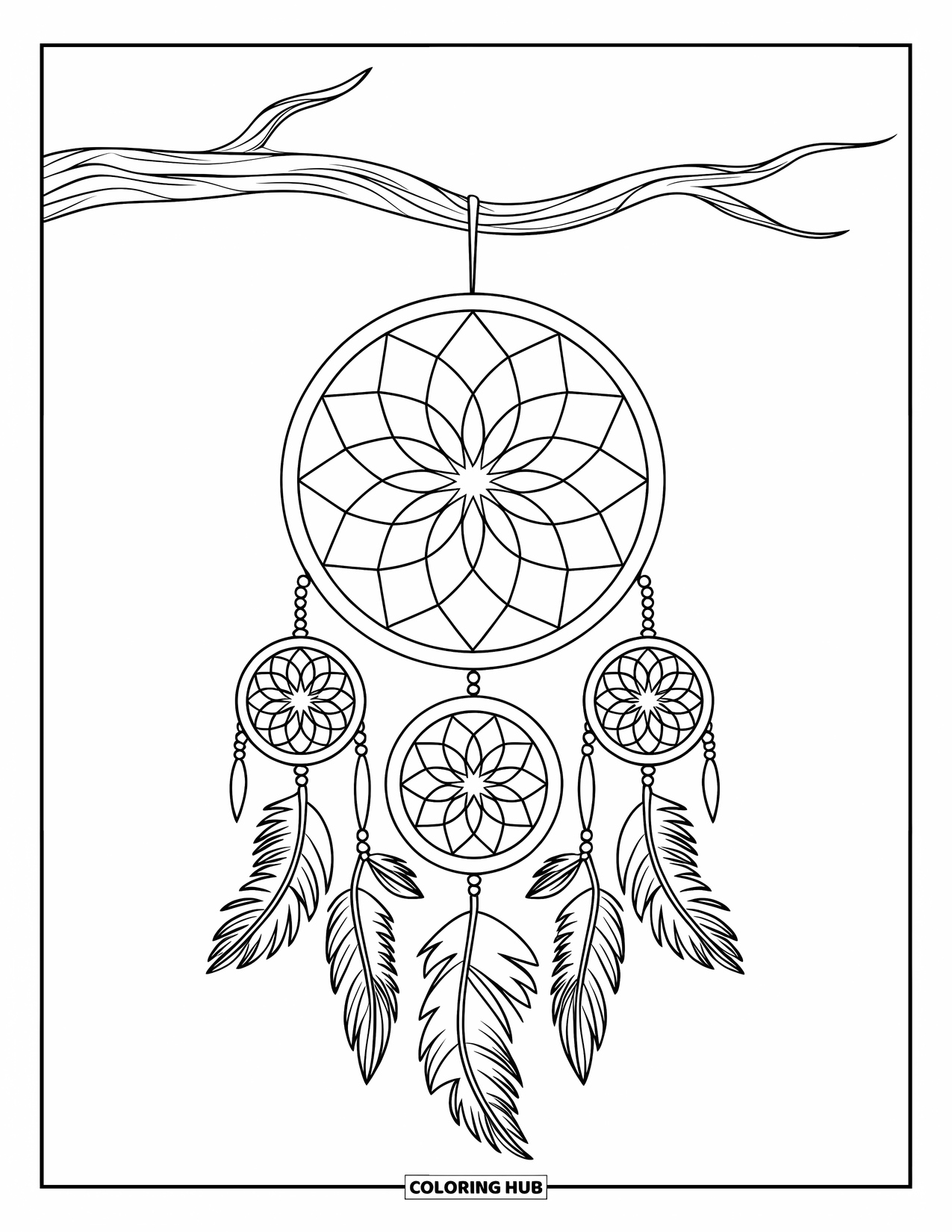95+ Bohemian Mandala Coloring Pages for Kids & Adults (Free Printable PDFs)