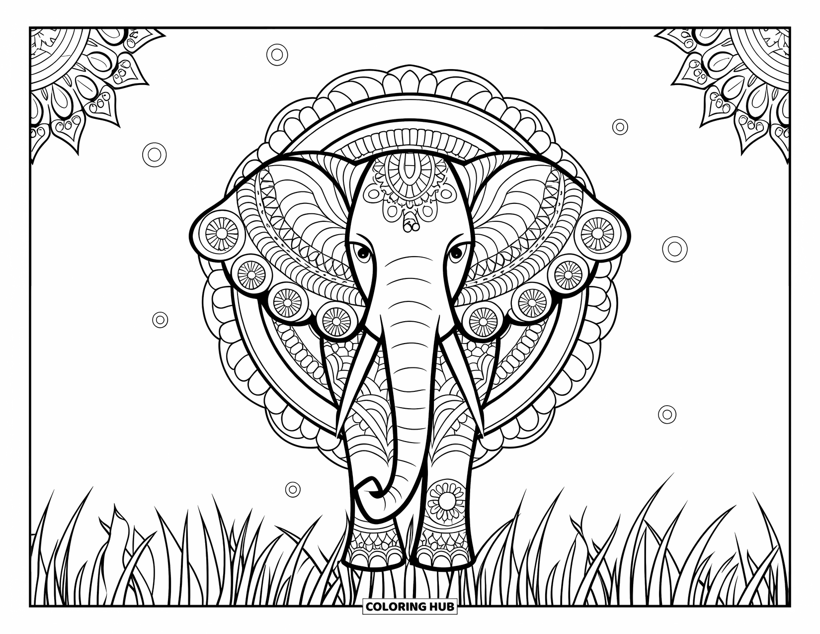 95+ Bohemian Mandala Coloring Pages for Kids & Adults (Free Printable PDFs)
