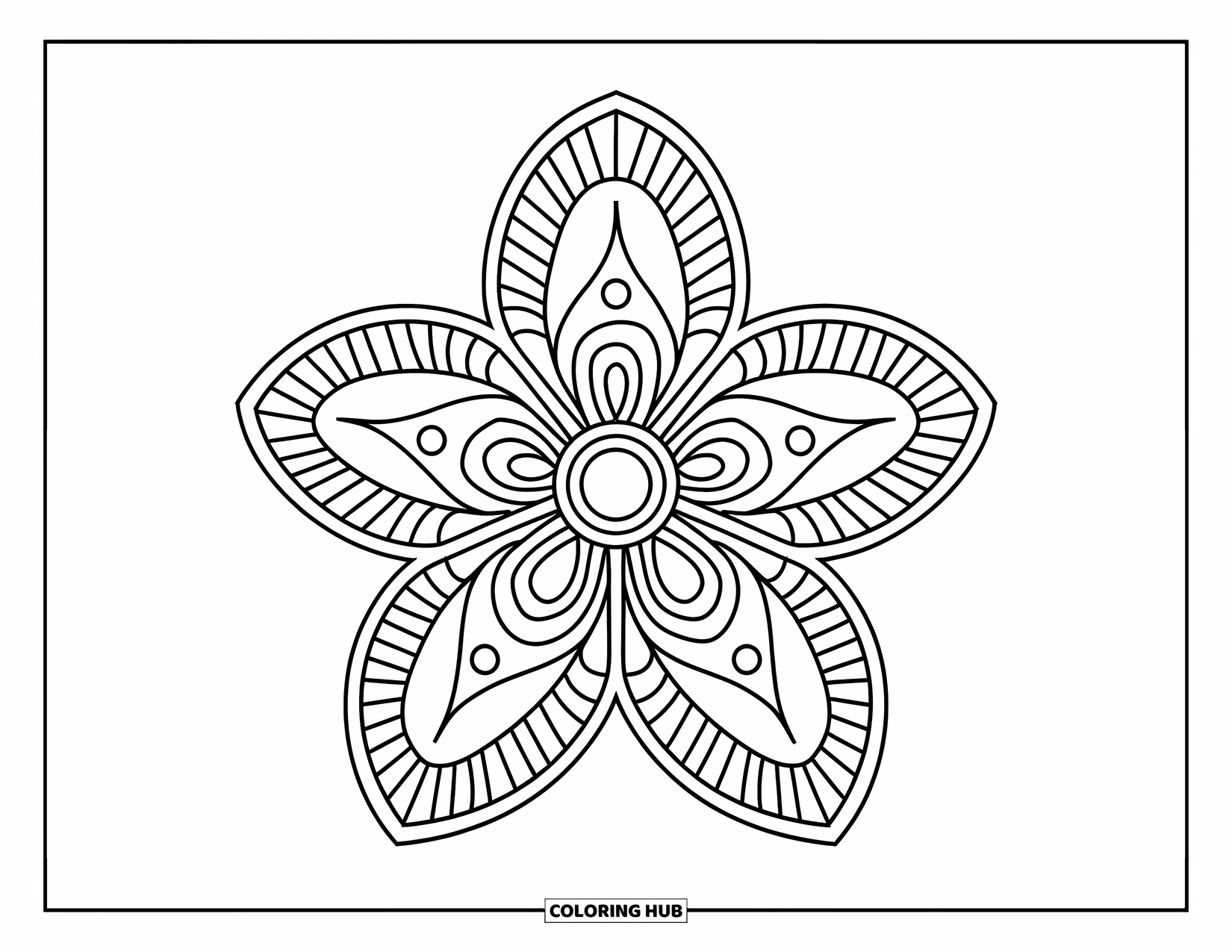 95+ Bohemian Mandala Coloring Pages for Kids & Adults (Free Printable PDFs)