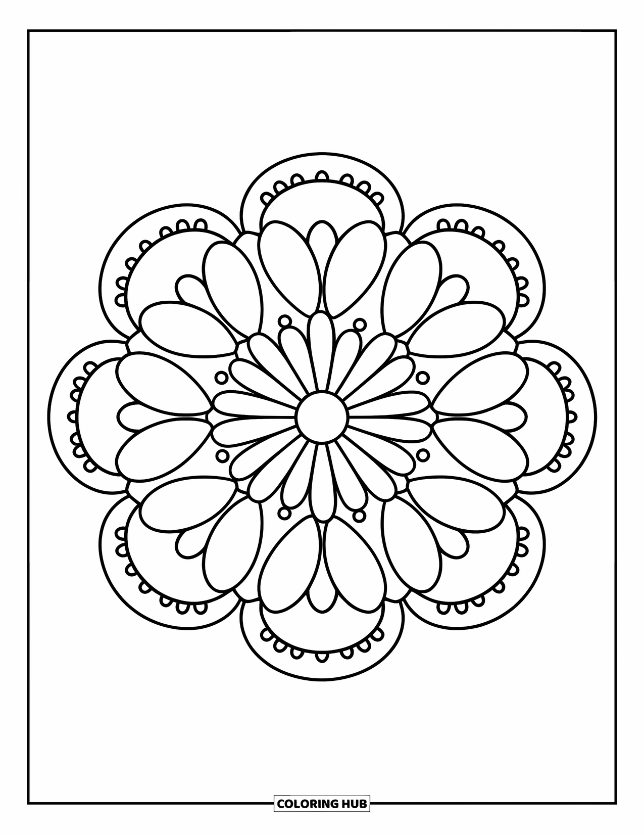 95+ Bohemian Mandala Coloring Pages for Kids & Adults (Free Printable PDFs)