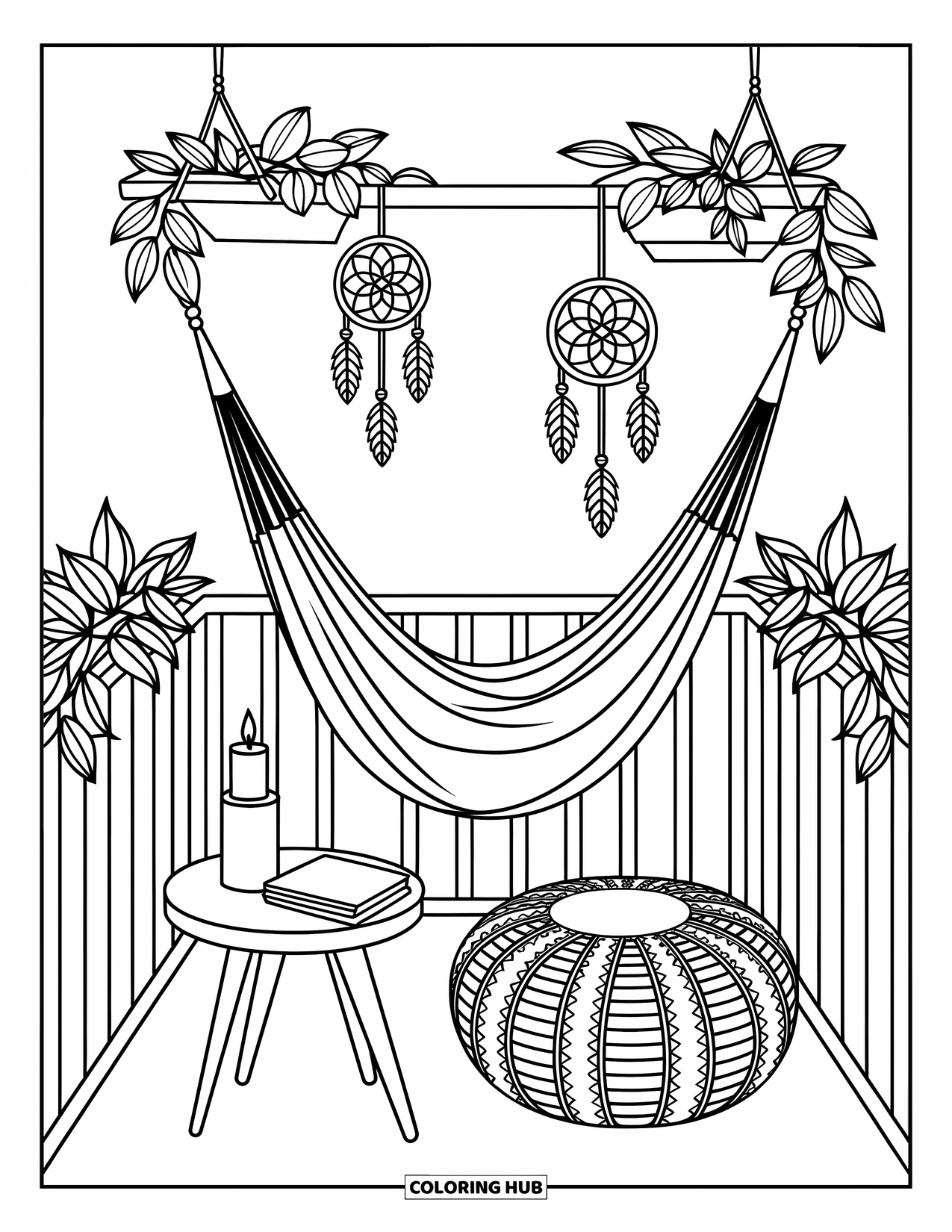 80+ Boho Coloring Pages for Kids & Adults (Free Printable PDFs)