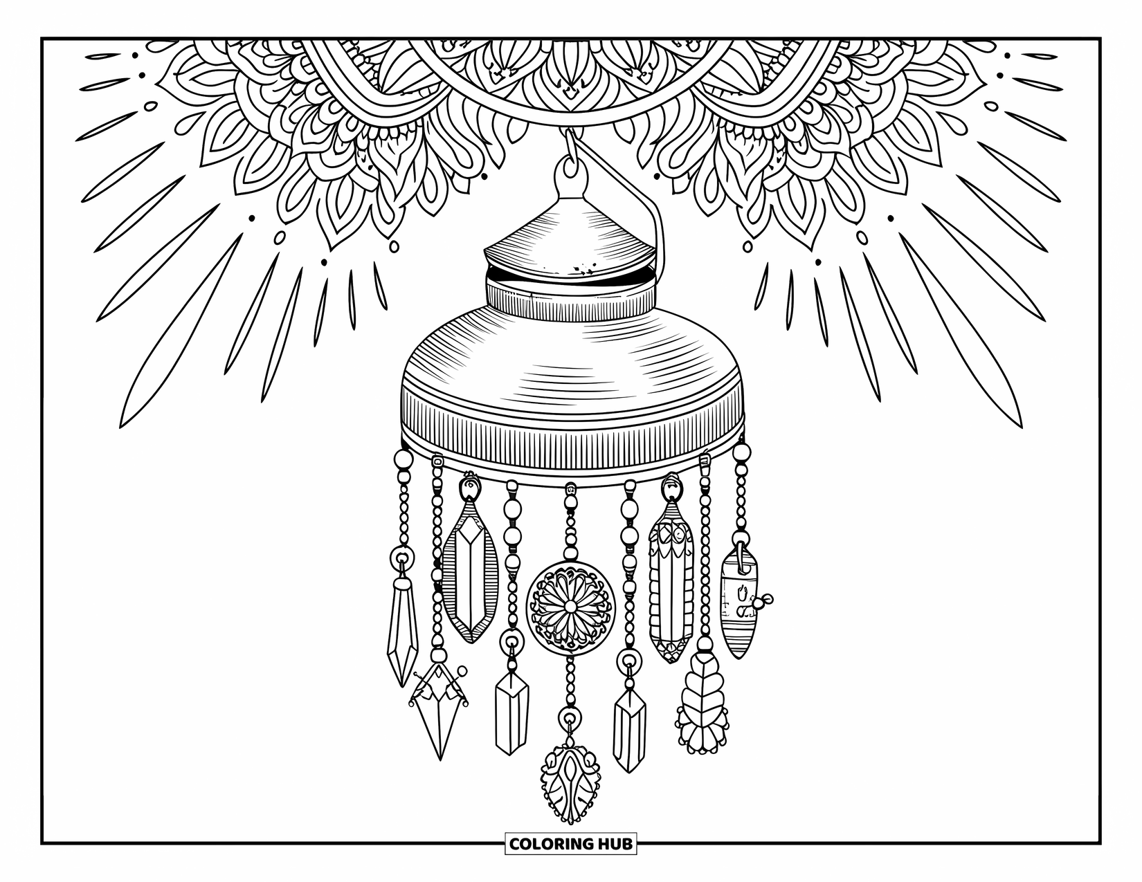 80+ Boho Coloring Pages for Kids & Adults (Free Printable PDFs)