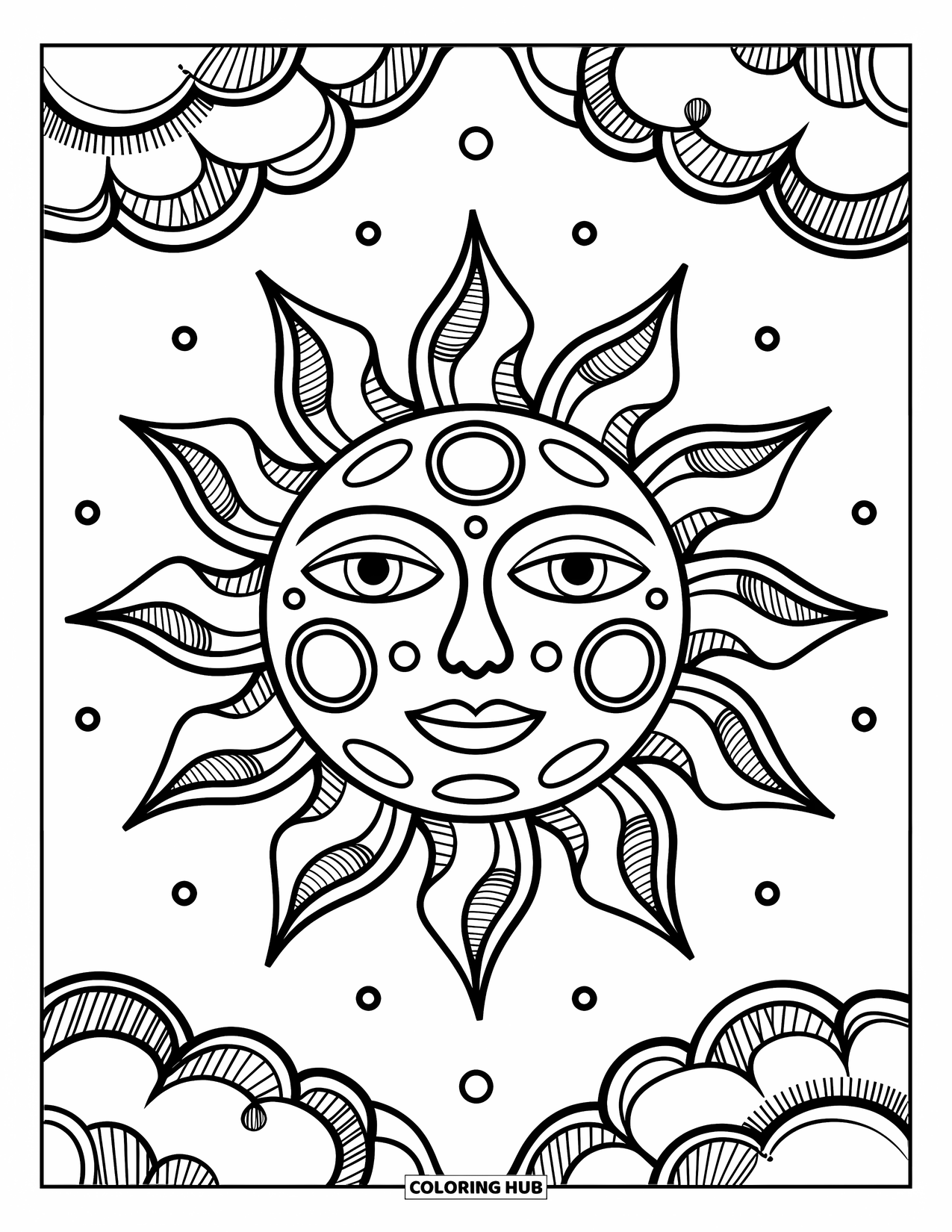80+ Boho Coloring Pages for Kids & Adults (Free Printable PDFs)
