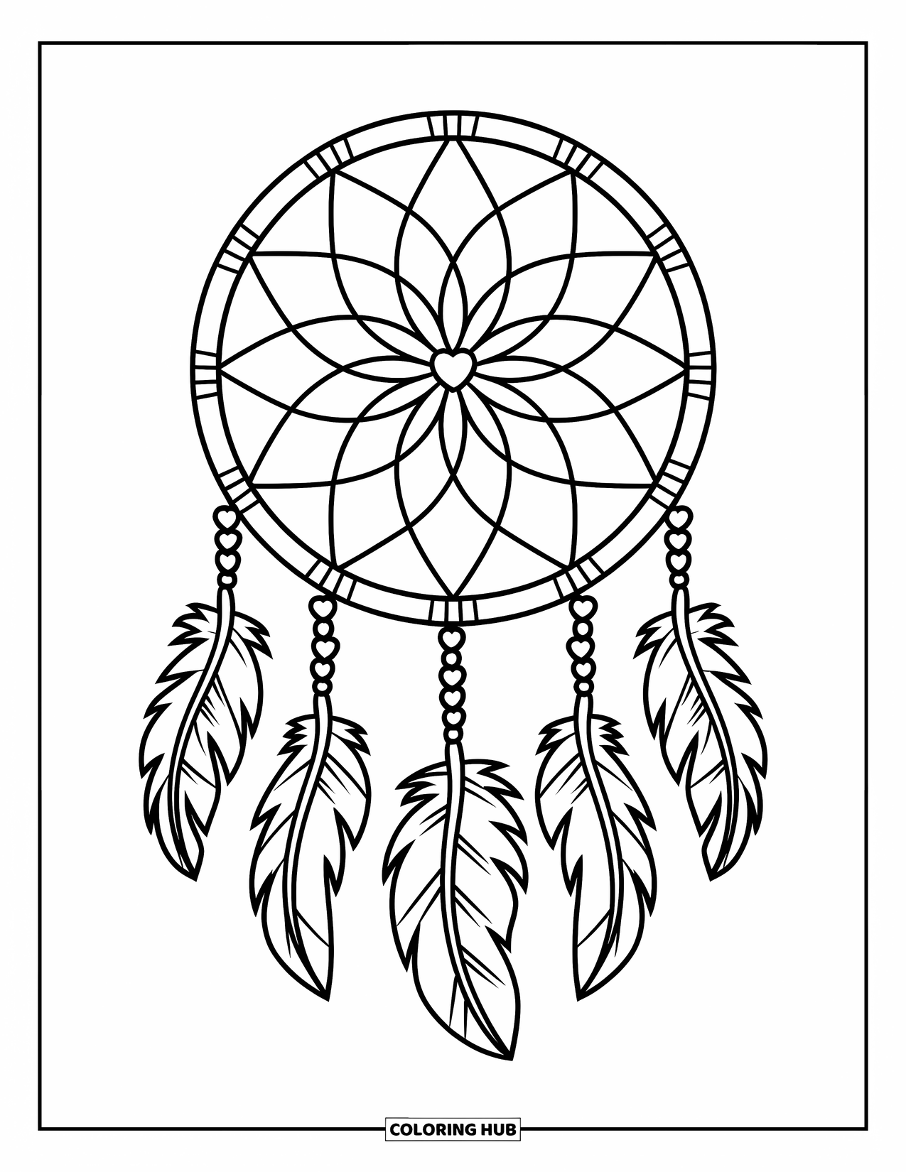 80+ Boho Coloring Pages for Kids & Adults (Free Printable PDFs)