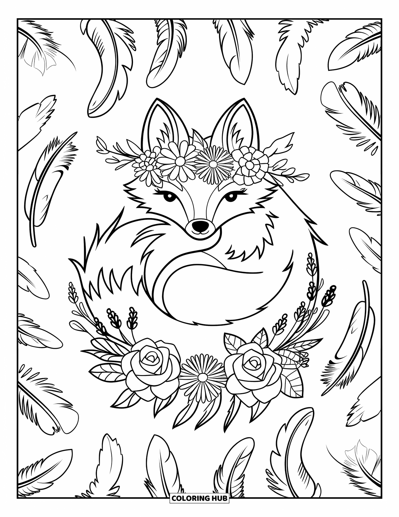 80+ Boho Coloring Pages for Kids & Adults (Free Printable PDFs)